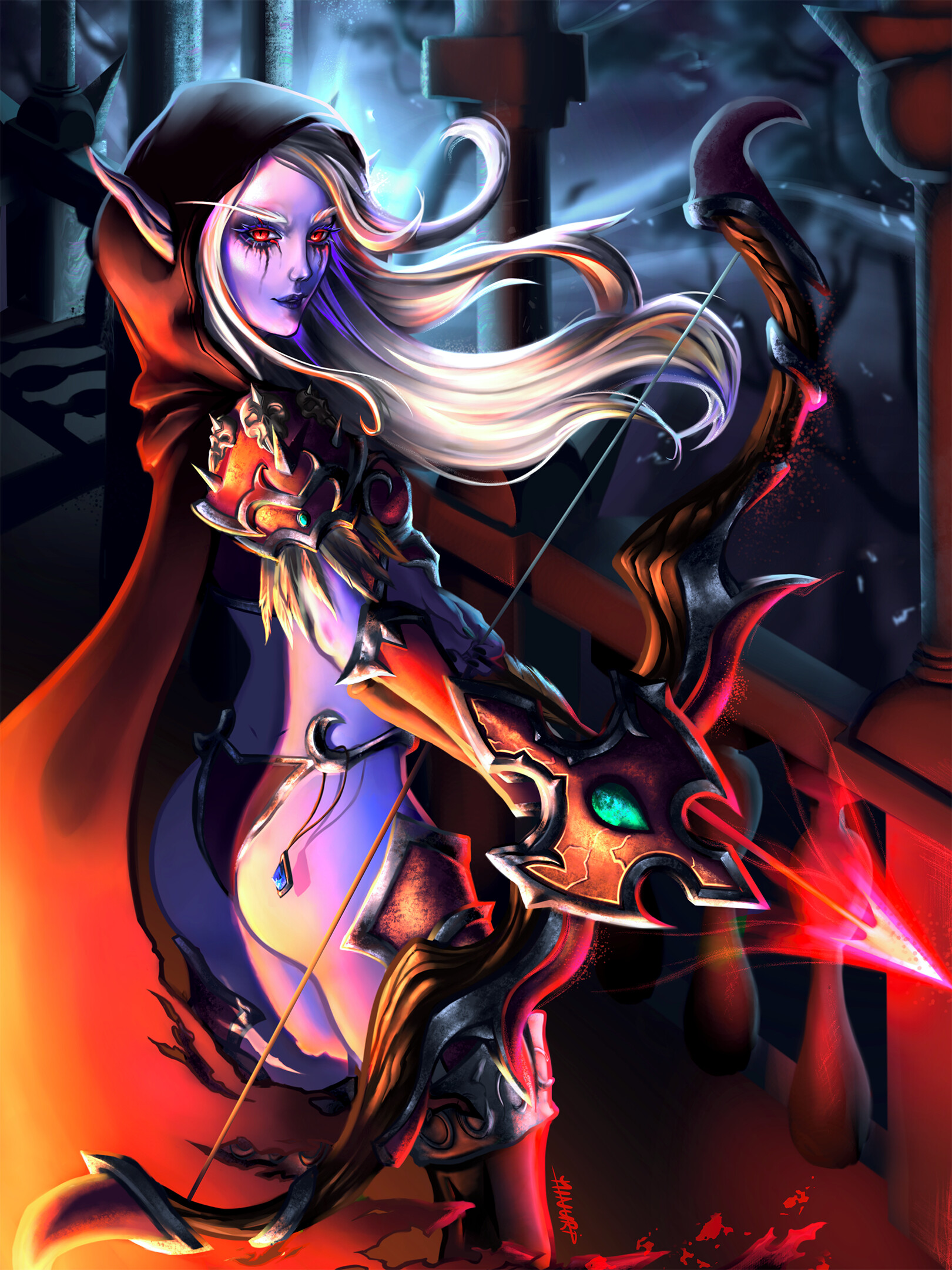 sylvanas windrunner artstation