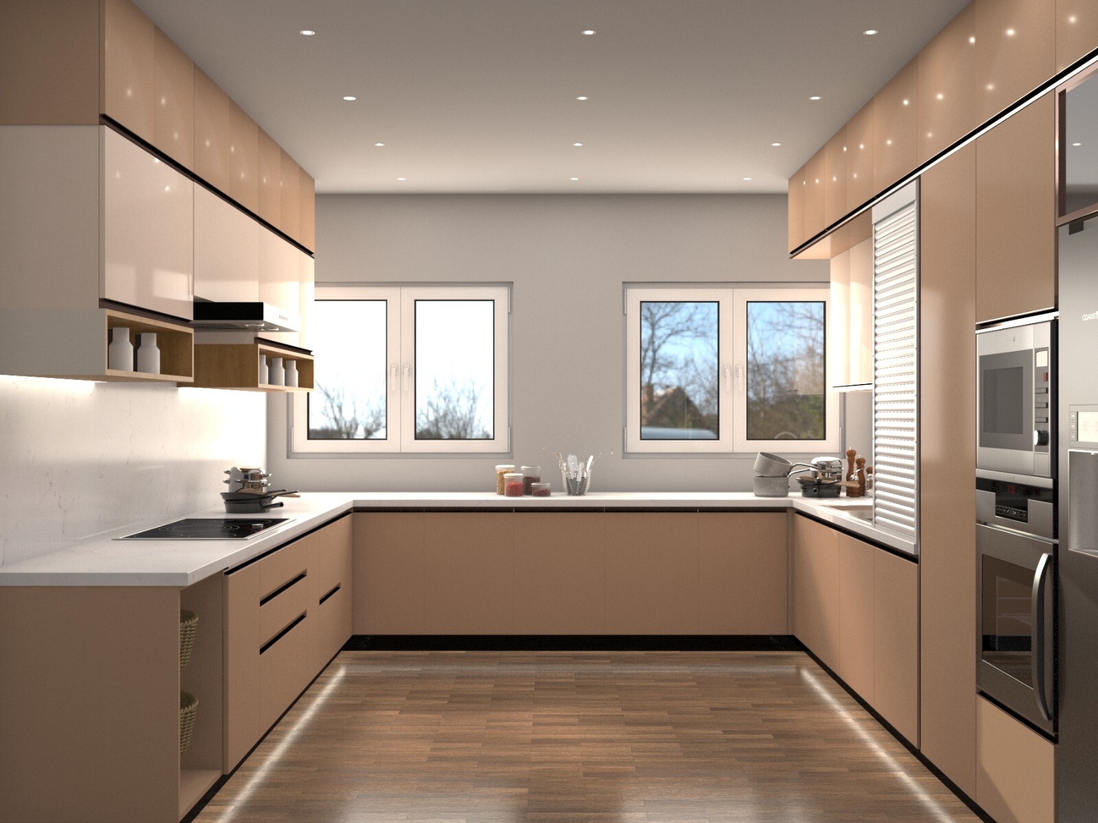 ArtStation - 3D Kitchen Modular Design