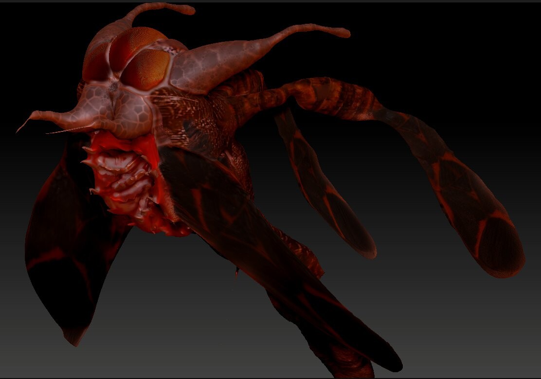 ArtStation - Flying Death Monster