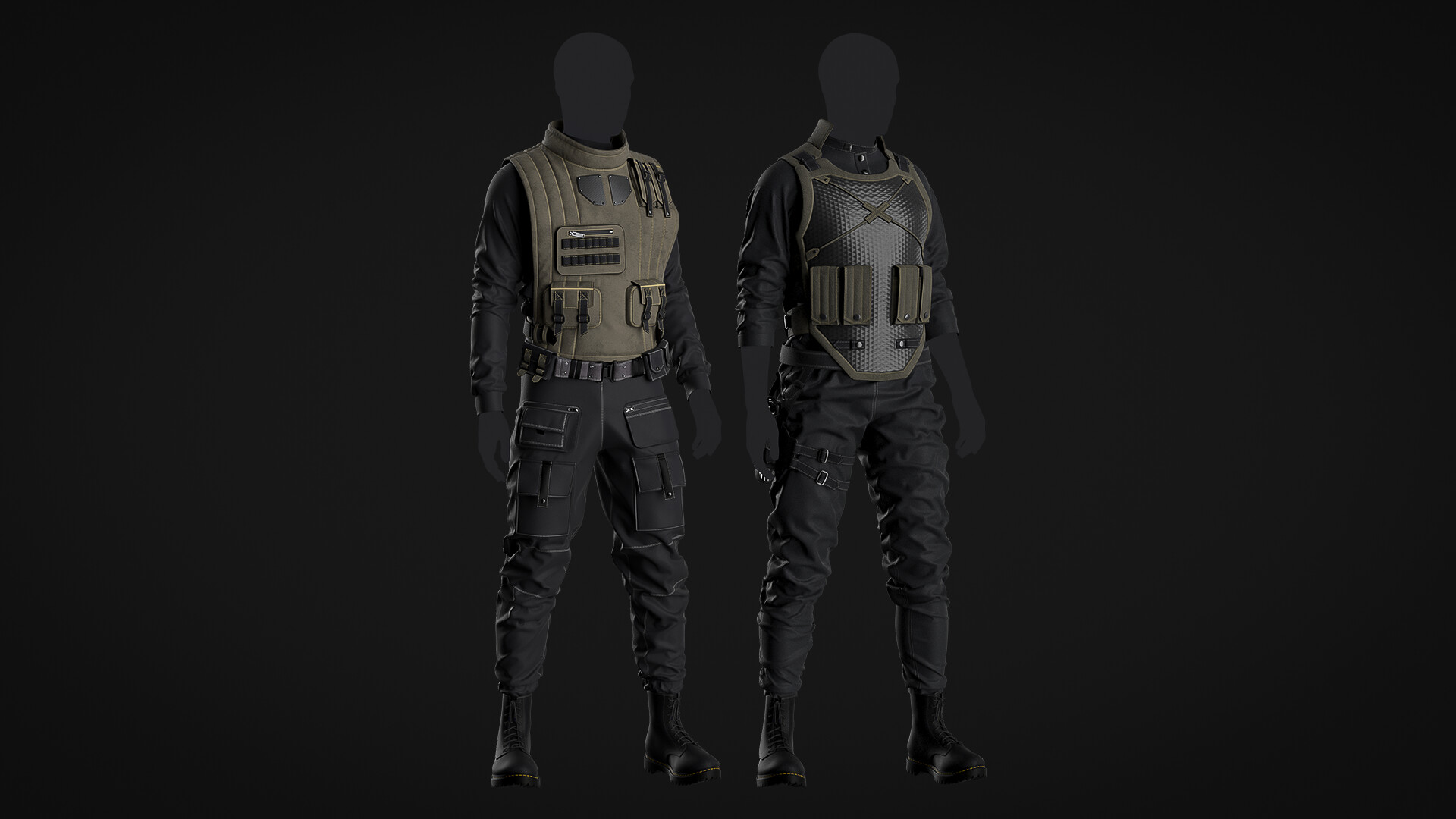 ArtStation - Male military set