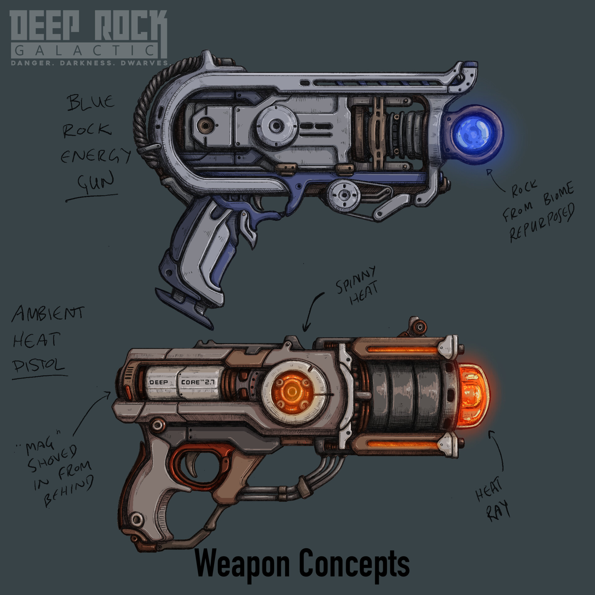 ArtStation - Deep Rock Galactic: Weapons - Part 2