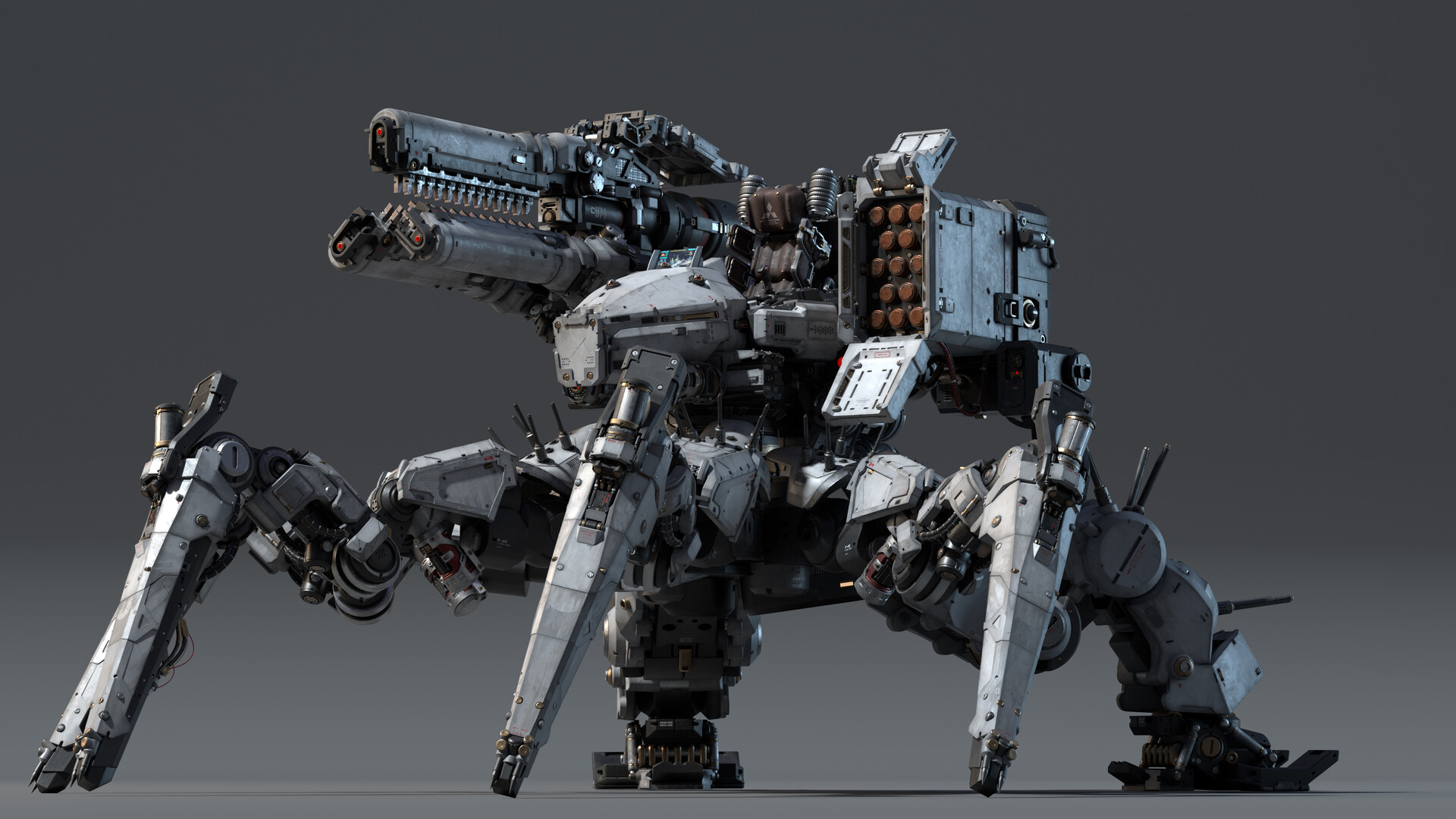ArtStation - Spider Mecha Freeze