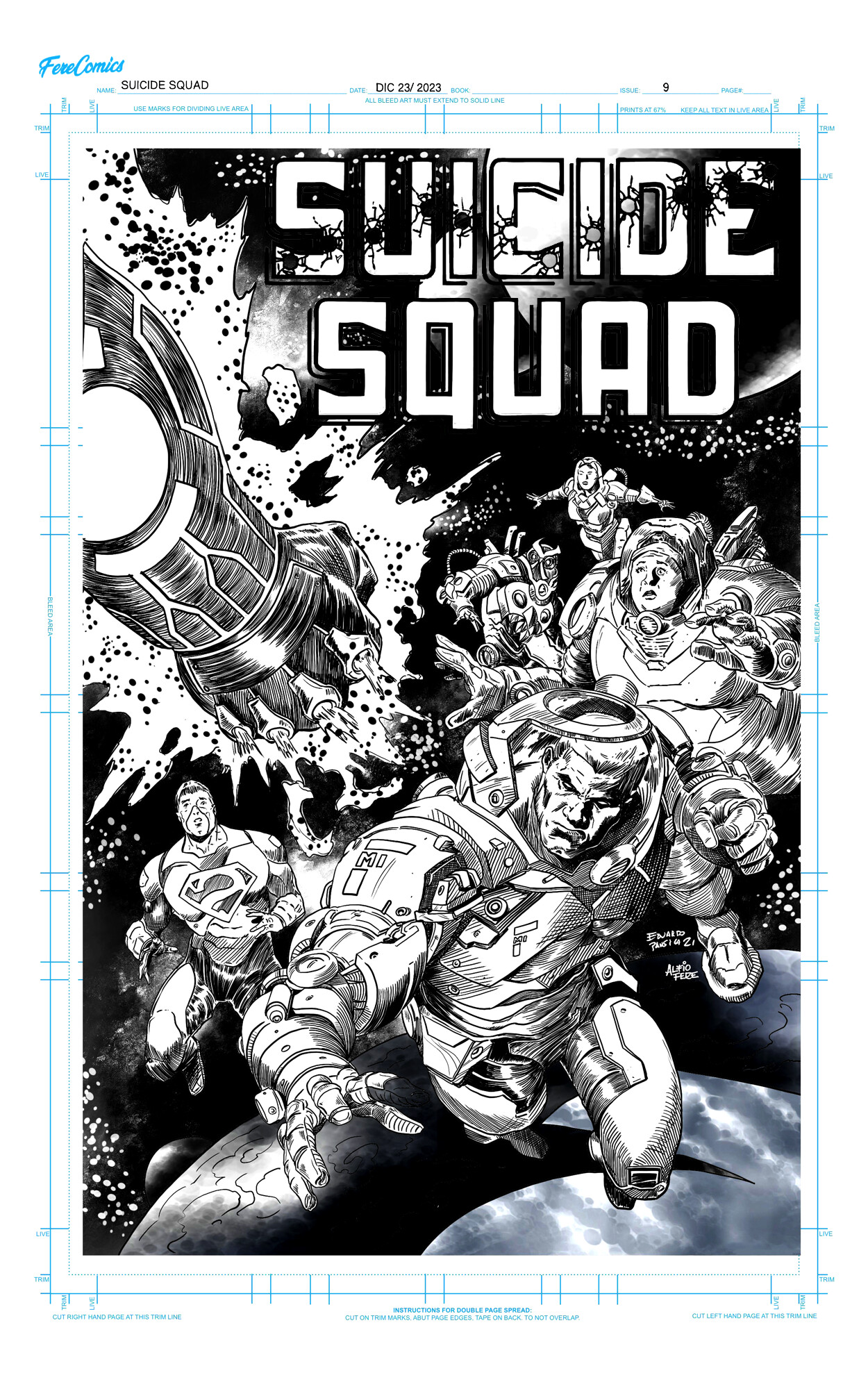 ArtStation - Inking Comics