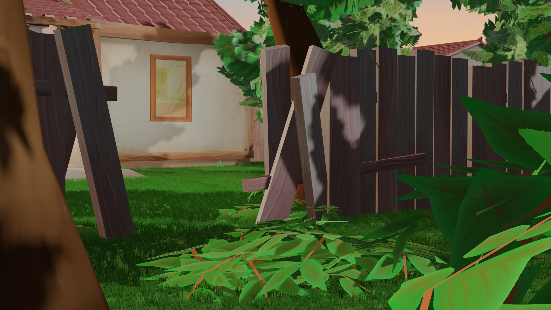 ArtStation - 3D Backyard Environment