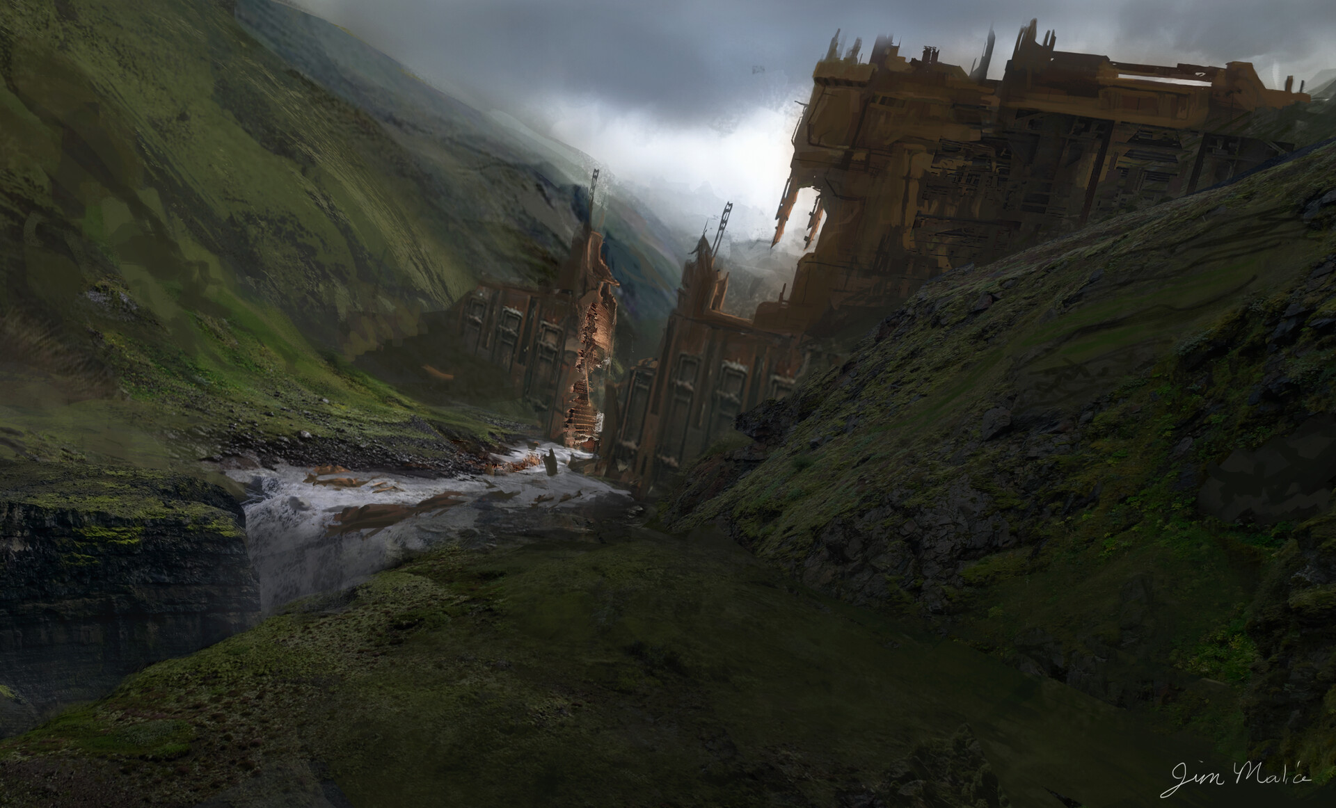 ArtStation - Rusted structure