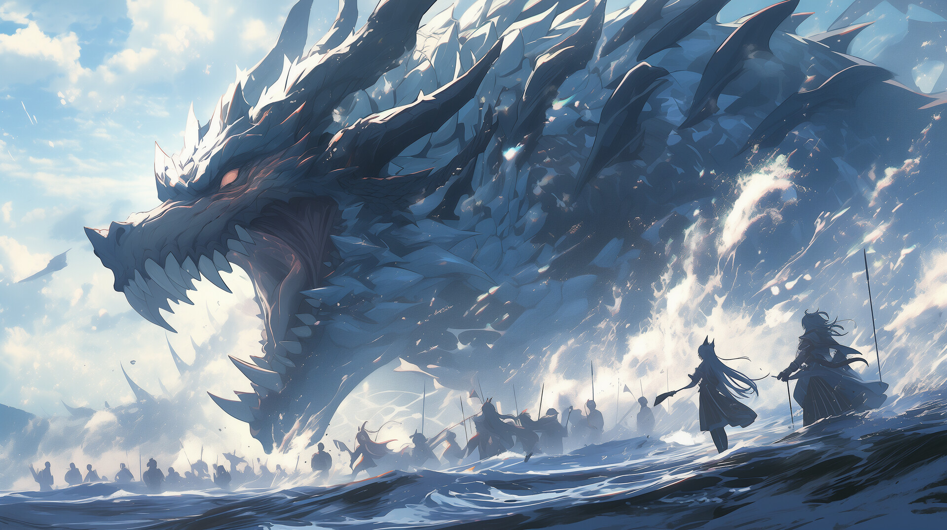 ArtStation - Summoning The Water Dragon
