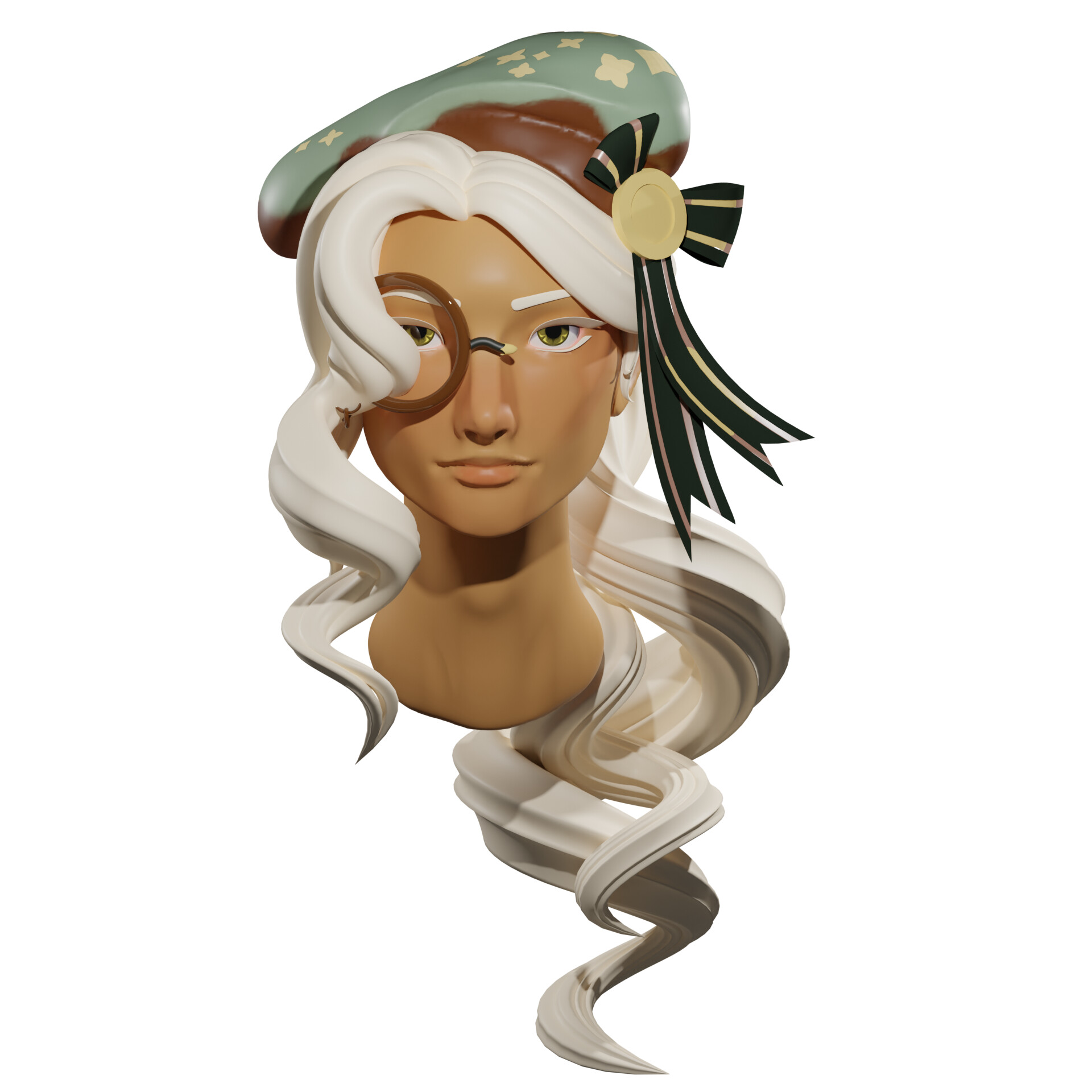 ArtStation - Eclair Cookie Stylized Bust