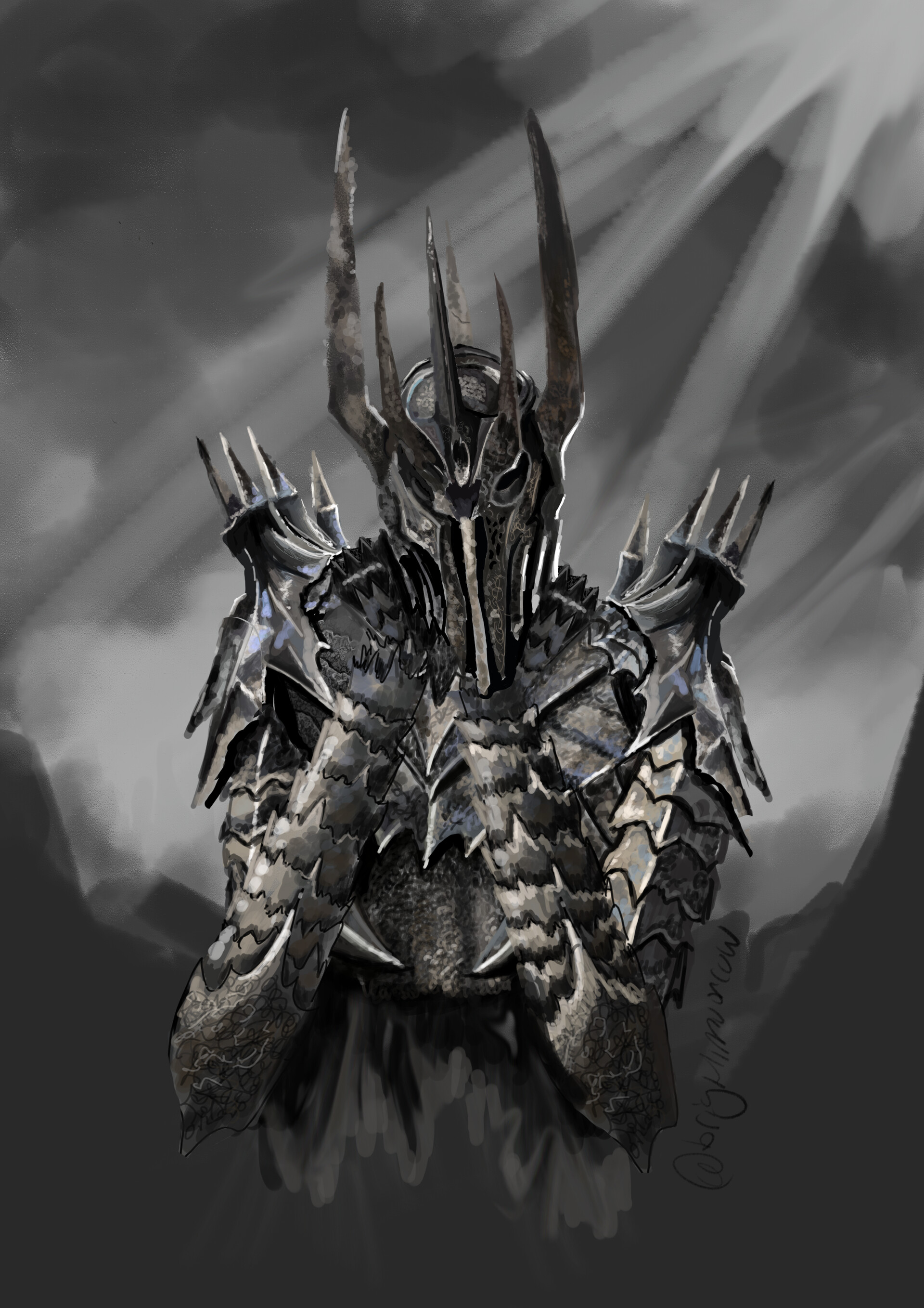 ArtStation - Sauron Fanart