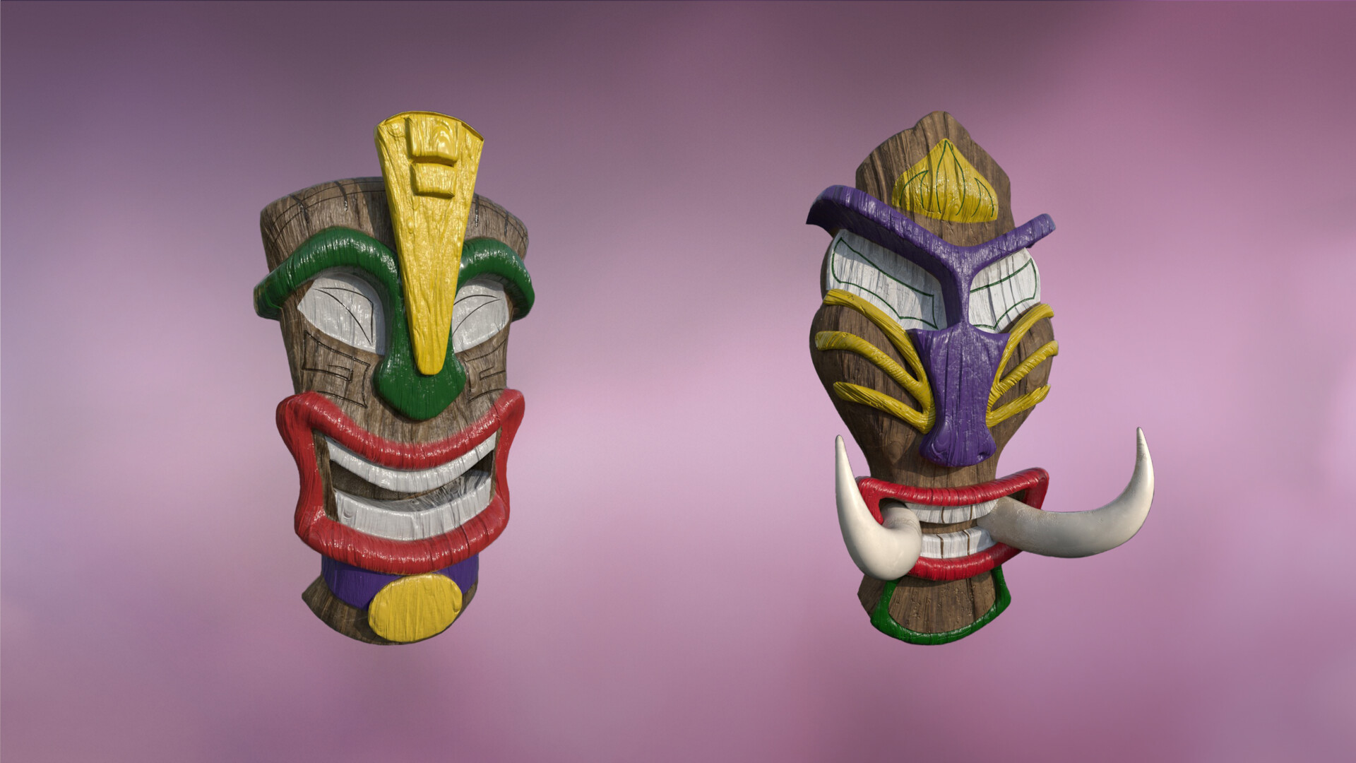 ArtStation - HAWAIIAN MASK