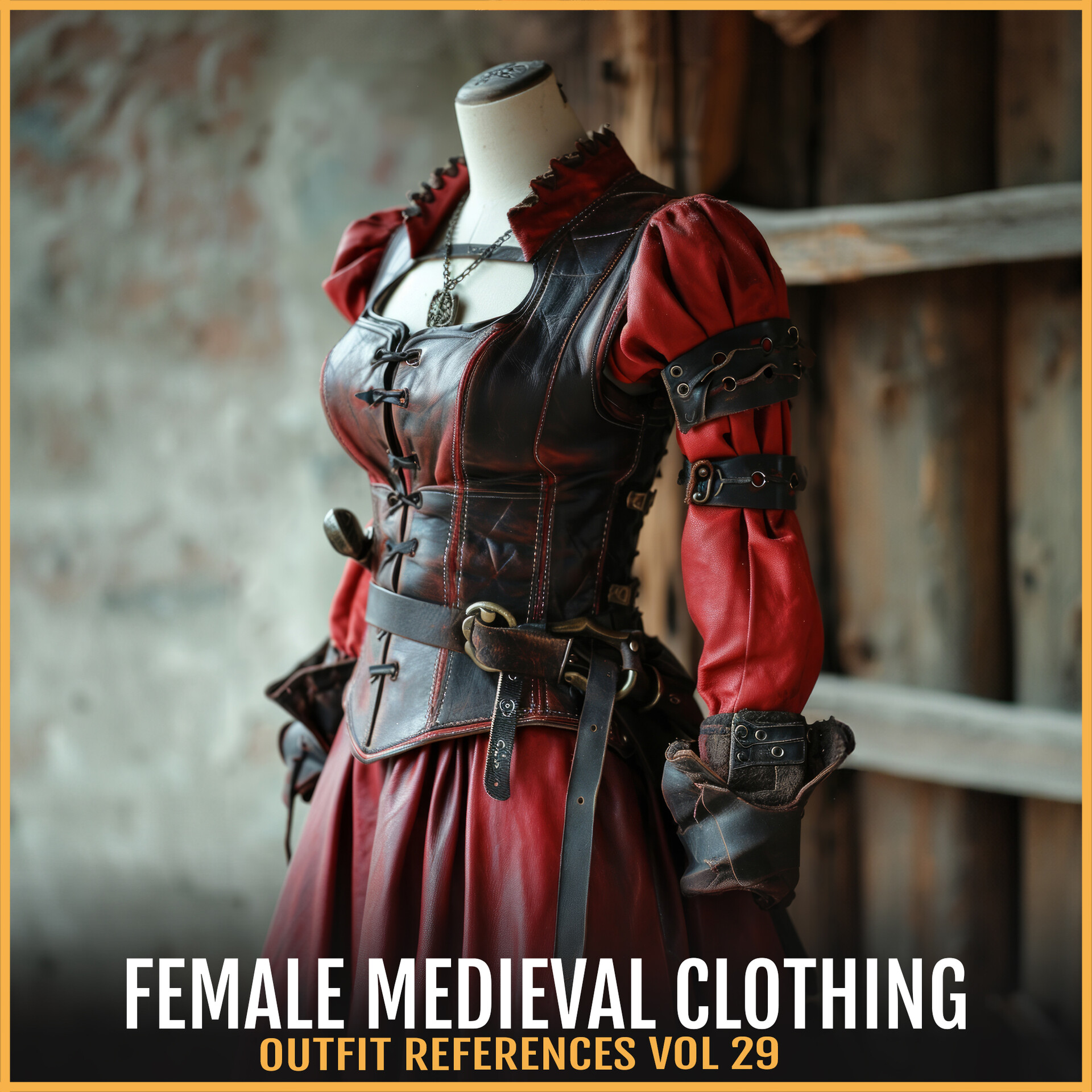 ArtStation - 202 Female Medieval Clothing VOL29