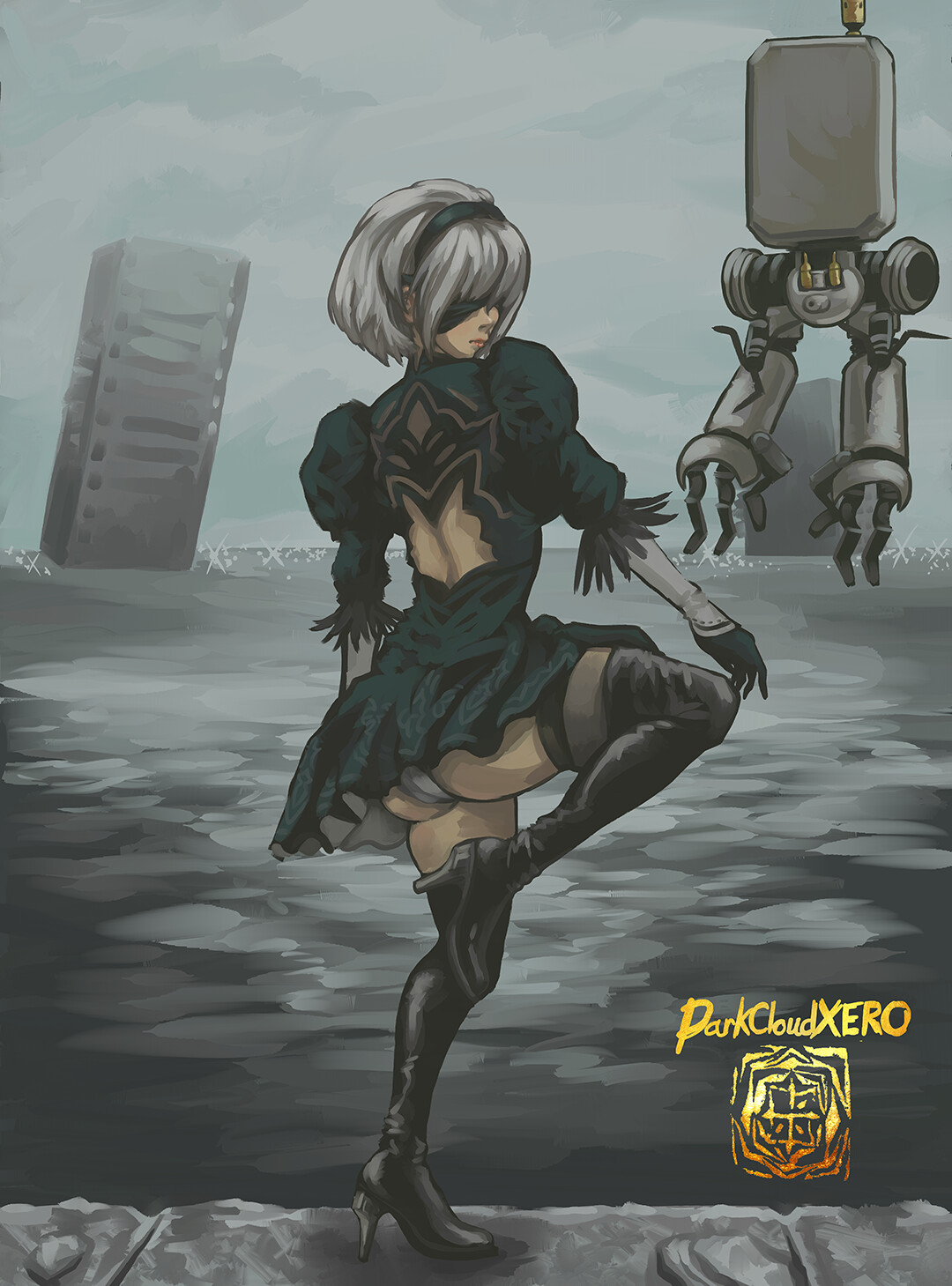 ArtStation - 2B Pose RE:do