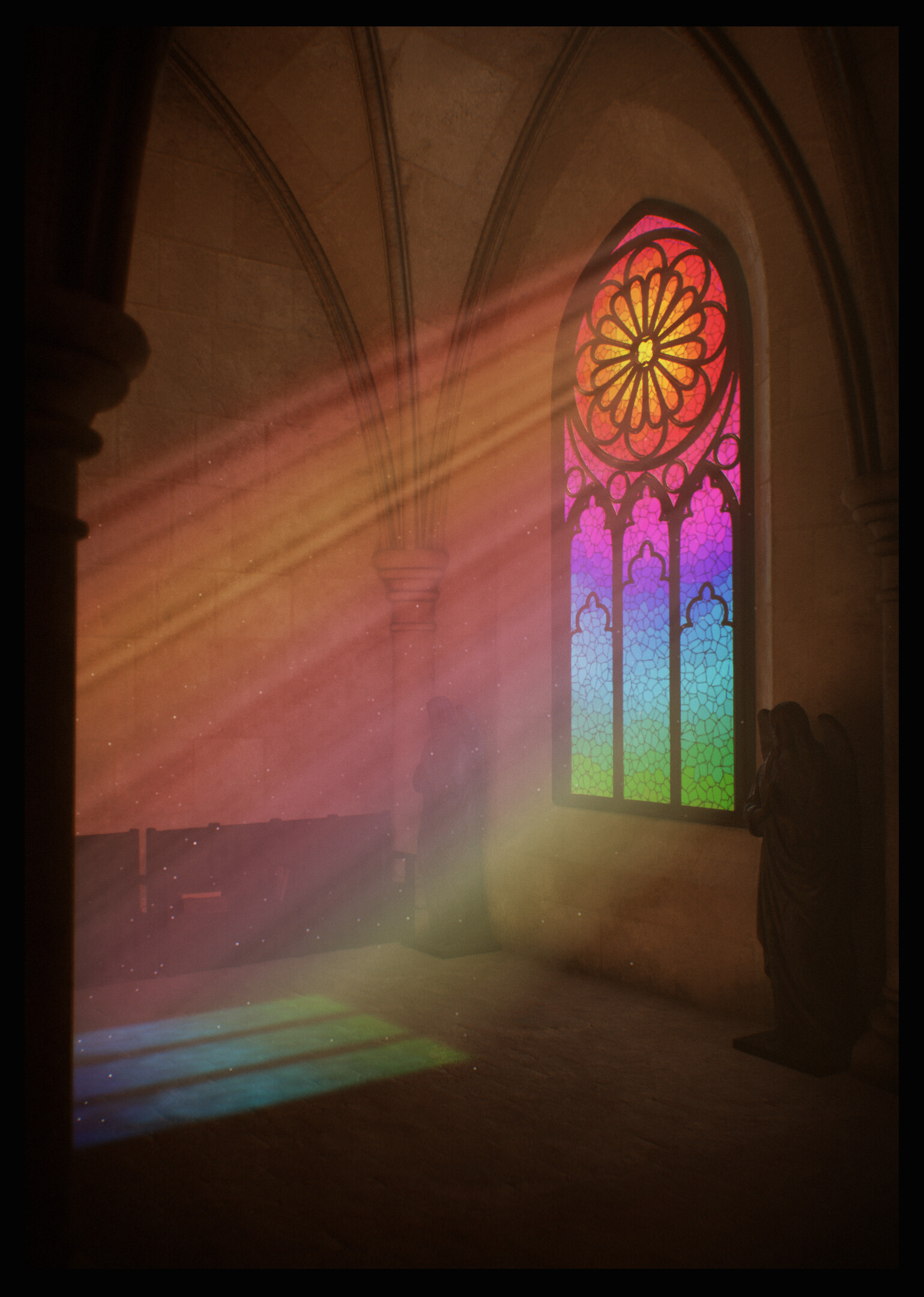 ArtStation - Stained Glass Window