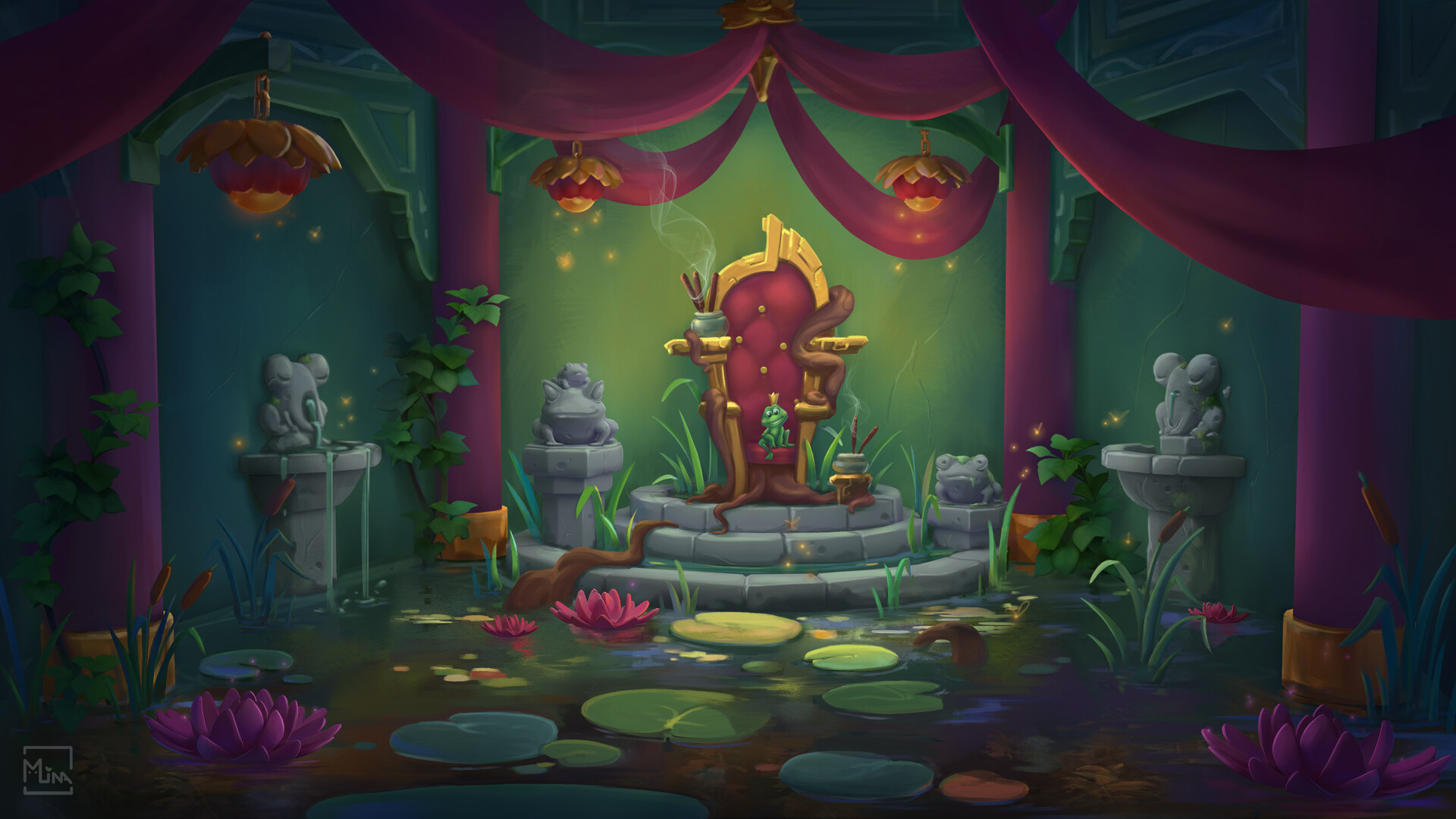 ArtStation - The king of frogs