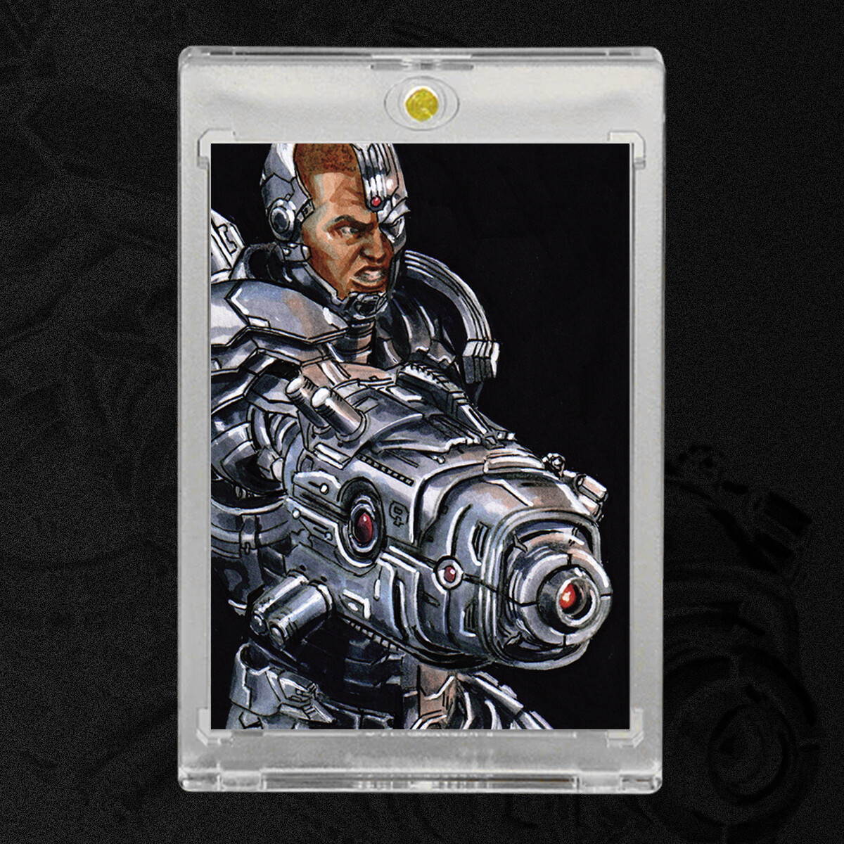 ArtStation - Cyborg Sketch Card