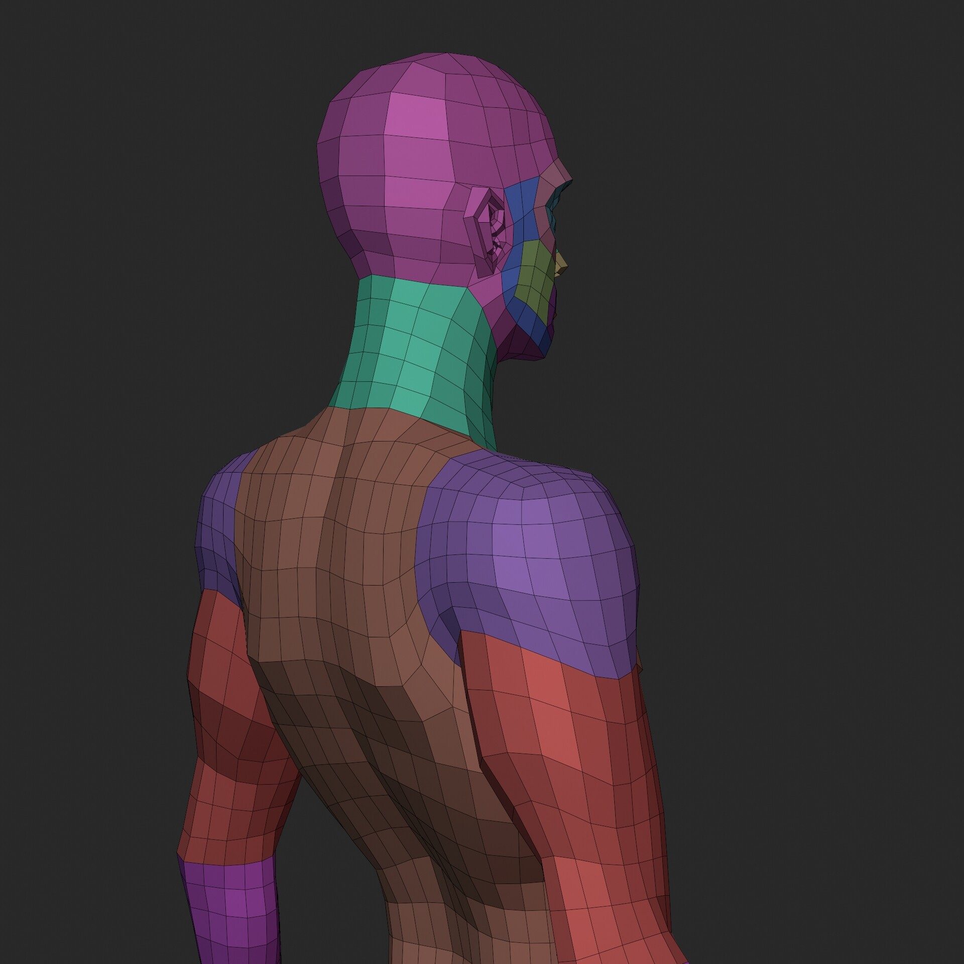 George Zaky - Spider-Verse Lowpoly Basemesh