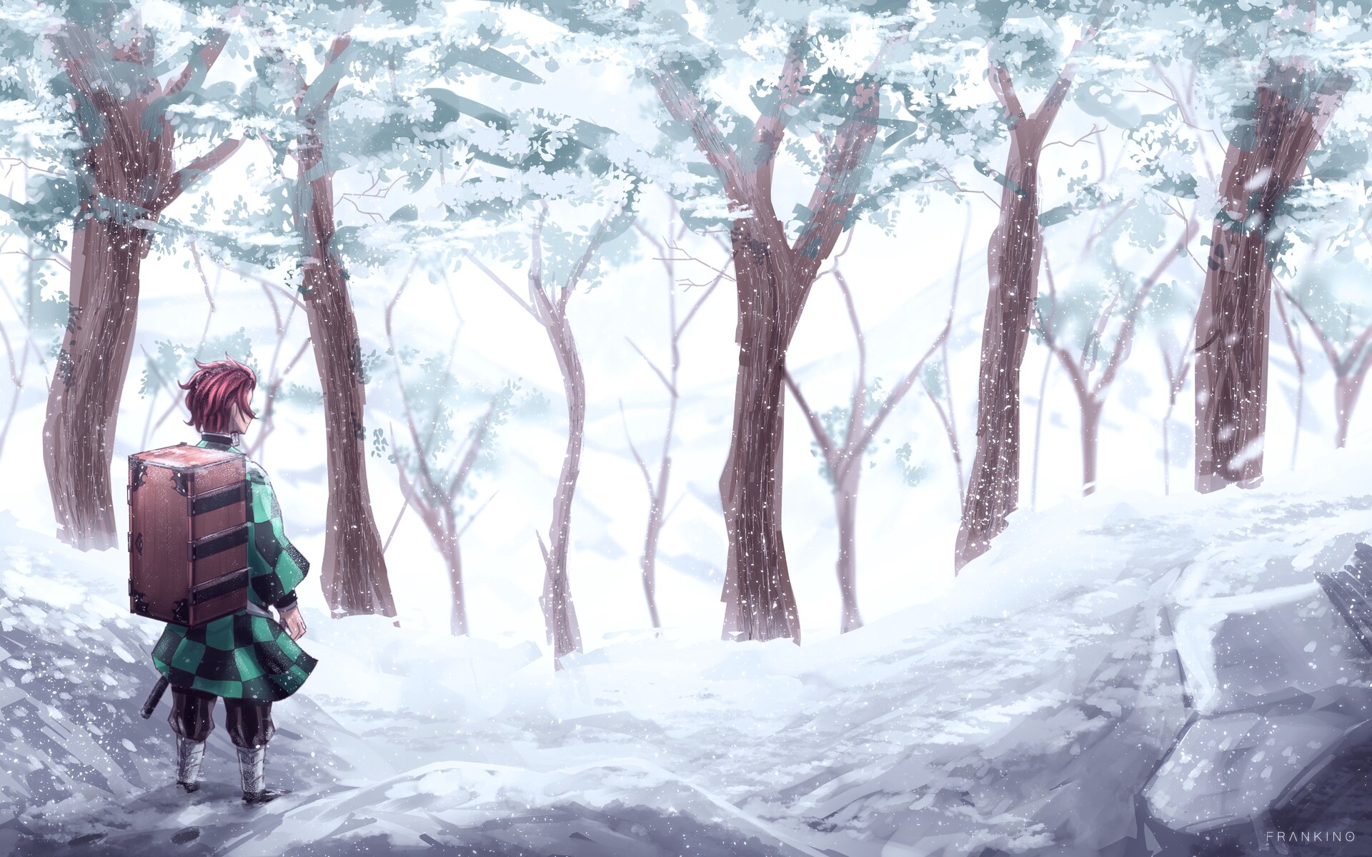 ArtStation - Tanjiro & Snow