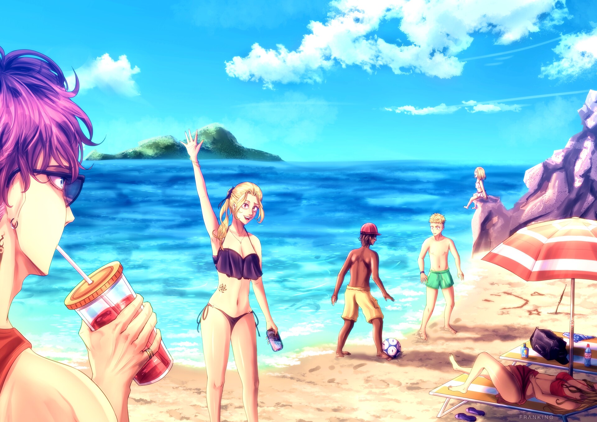 ArtStation - Beach Moments