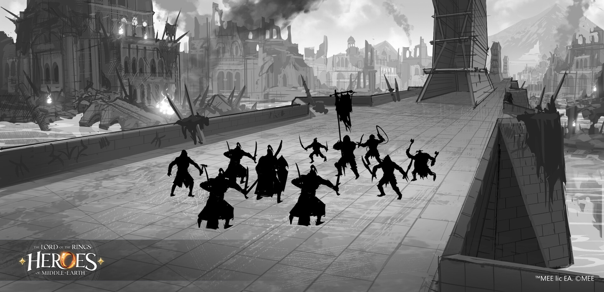 Matt Elser - LotR: Heroes of Middle-Earth - Environment Explorations