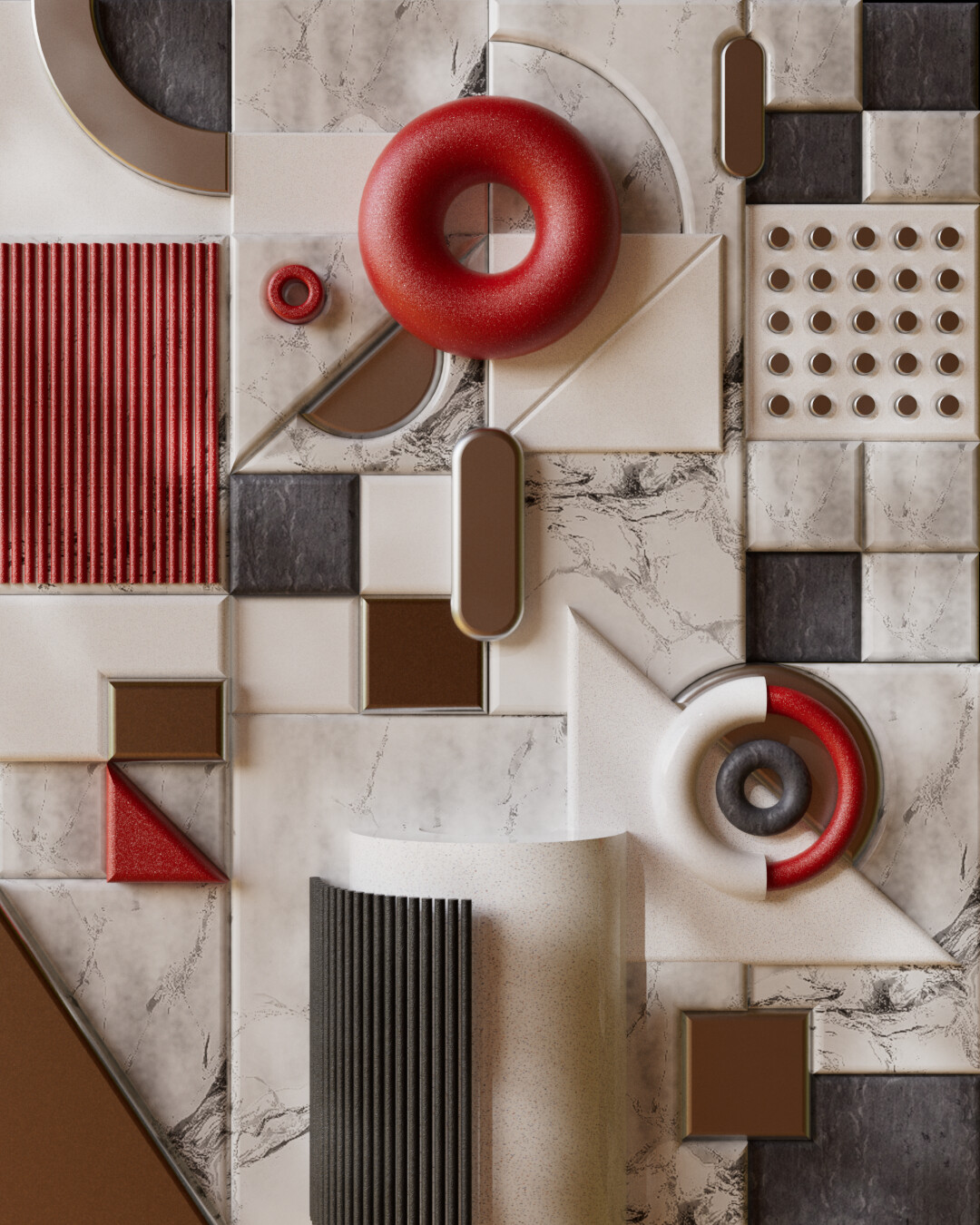 ArtStation - Abstract 3D shapes