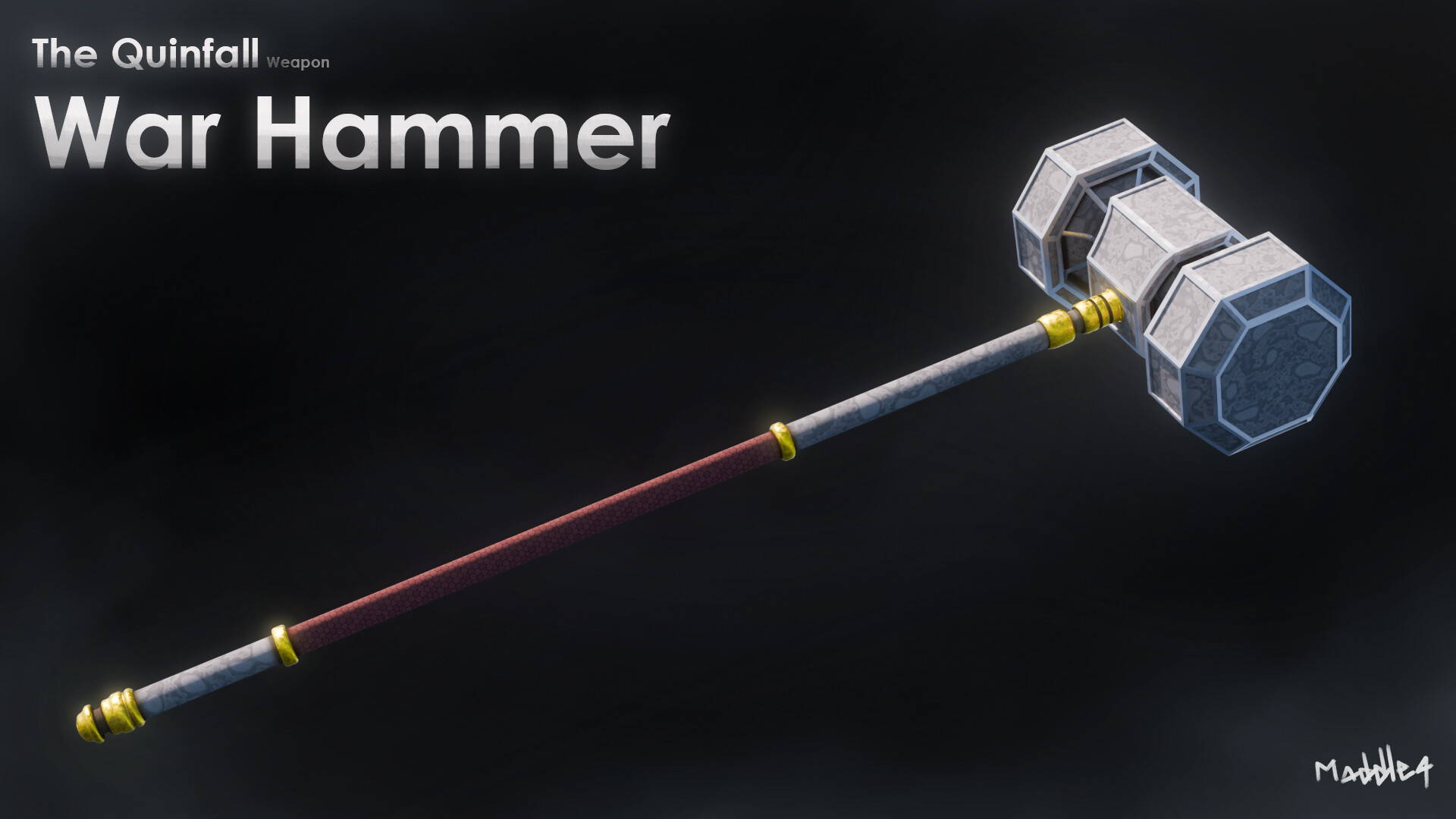 ArtStation - The Quinfall | Weapon | War Hammer