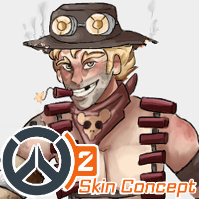 ArtStation - Overwatch 2 Junkrat fan skin concept