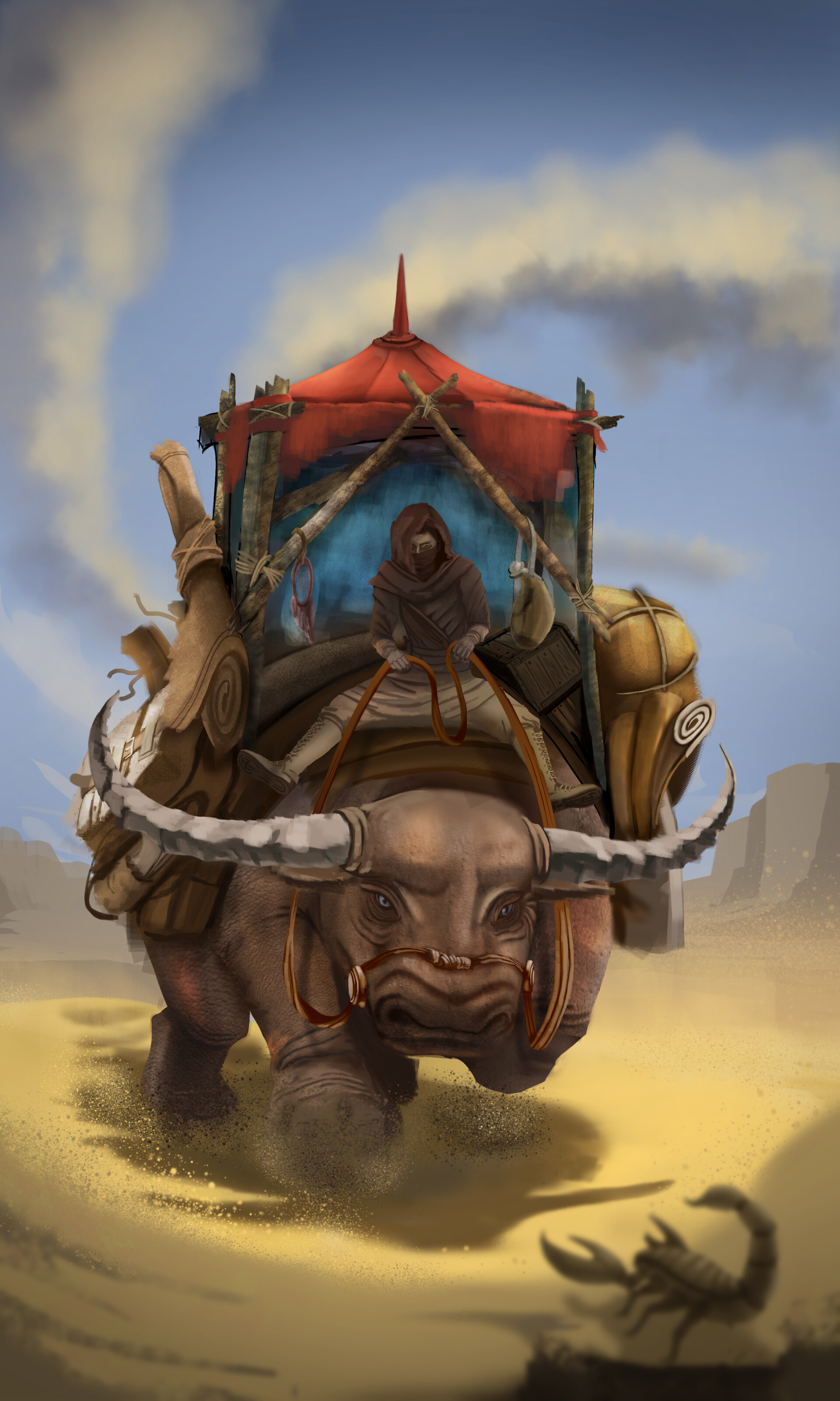 ArtStation - The desert merchant