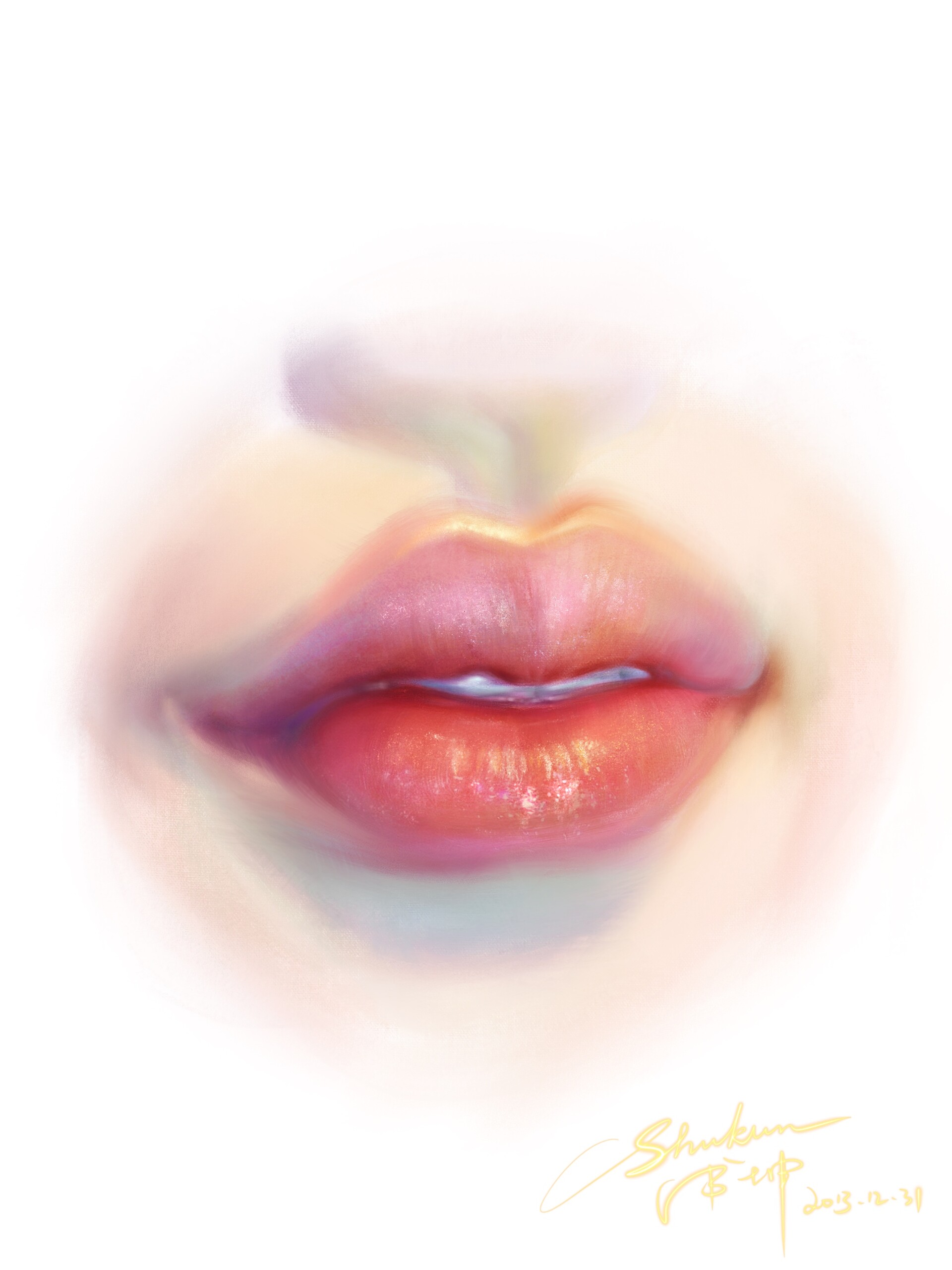 ArtStation - Lips study