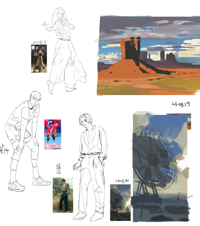 HJ Yun - 2023 Doodle