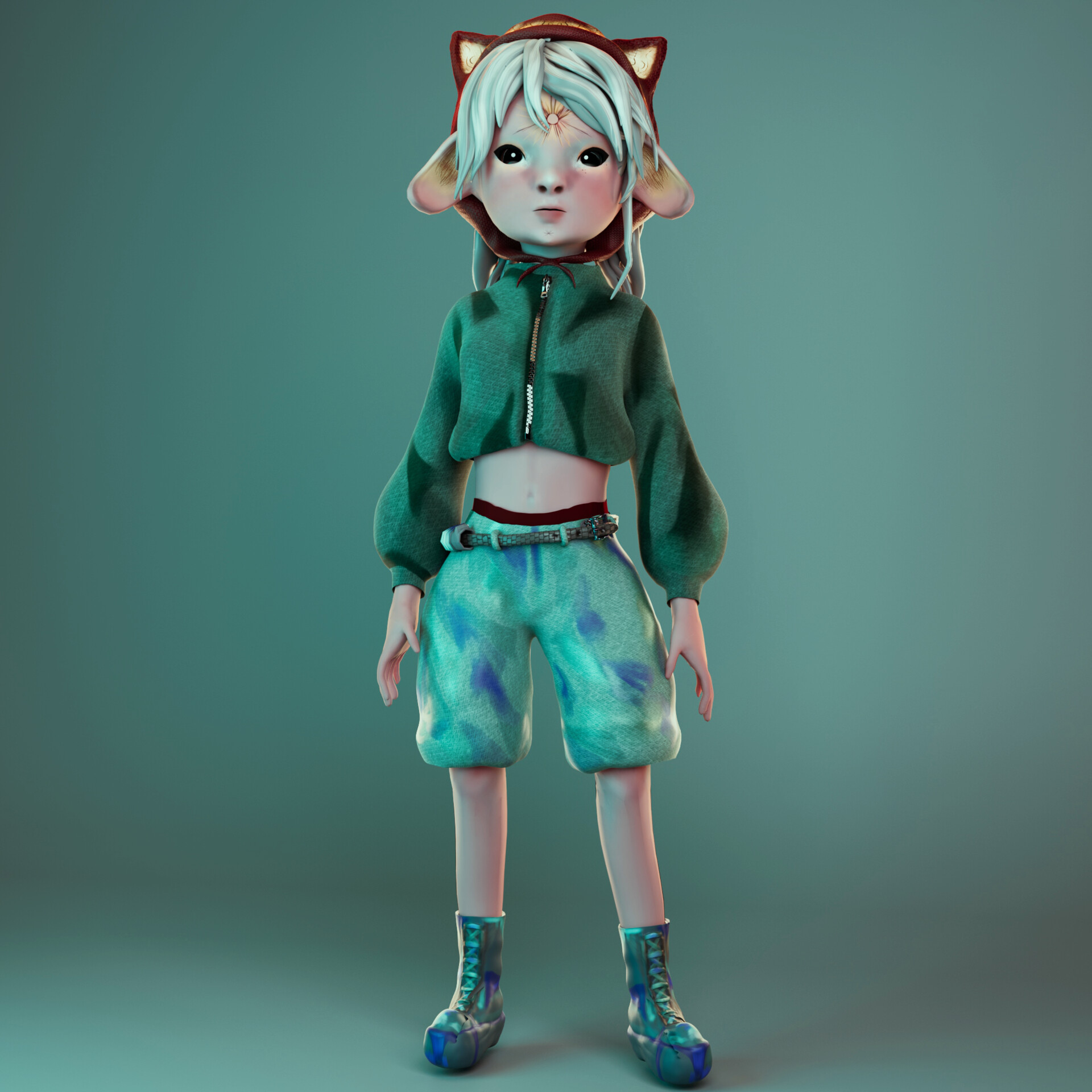 ArtStation - Goat Girl 3D Character Design