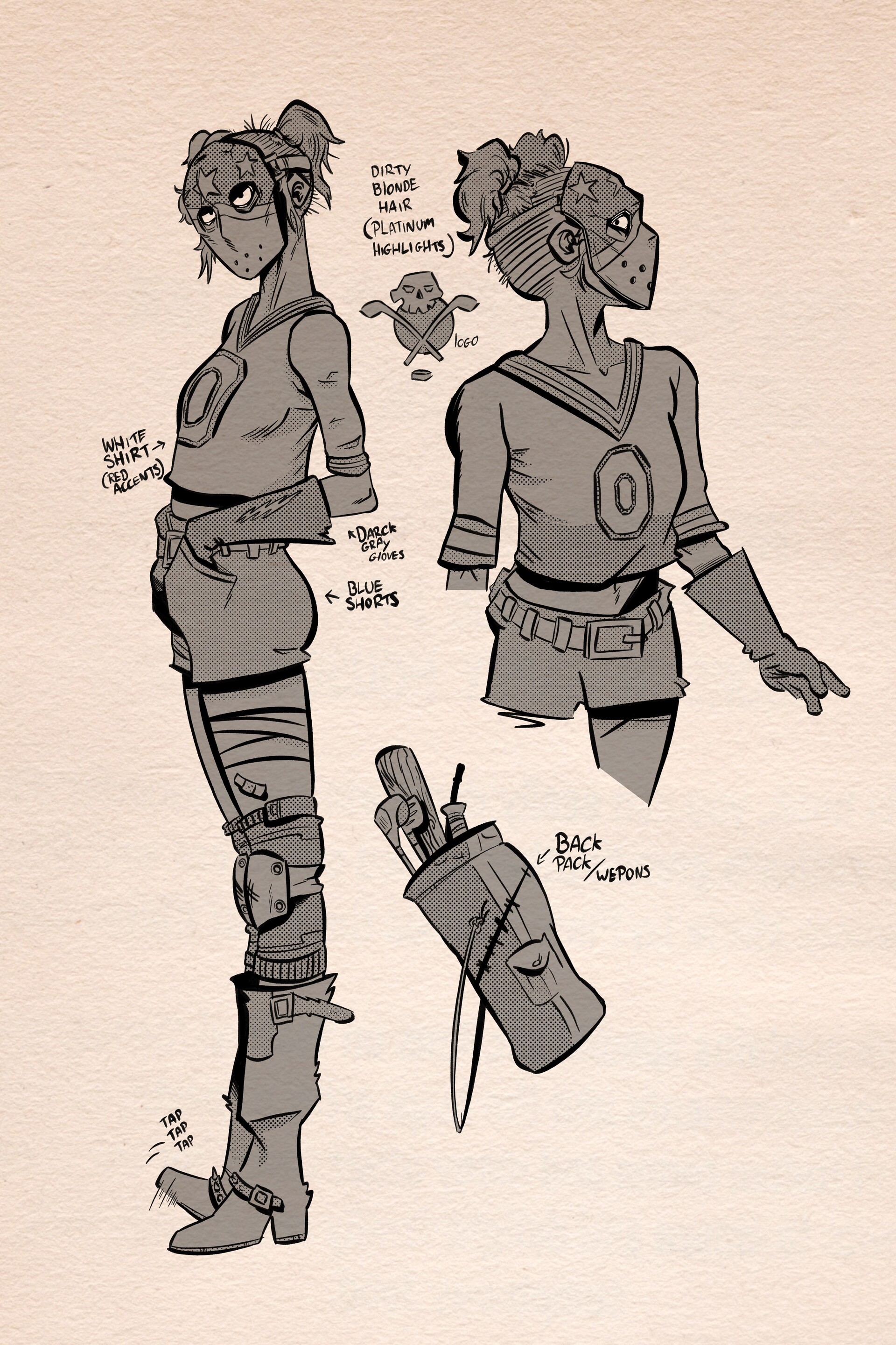 ArtStation - Character Concept Hocky Horror Character