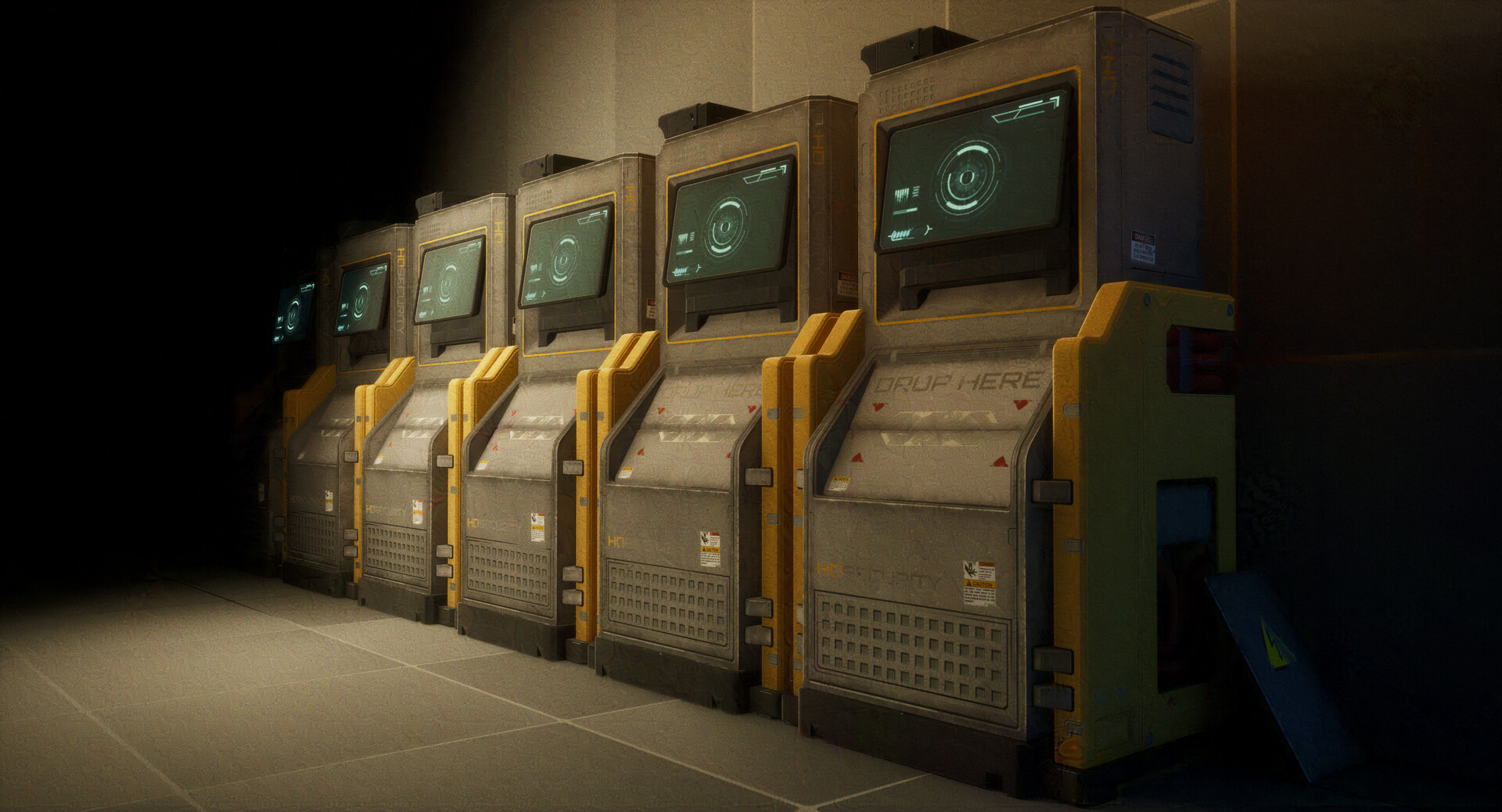 Adrian CLEVINGER - Star Citizen - Security Terminal Fanart