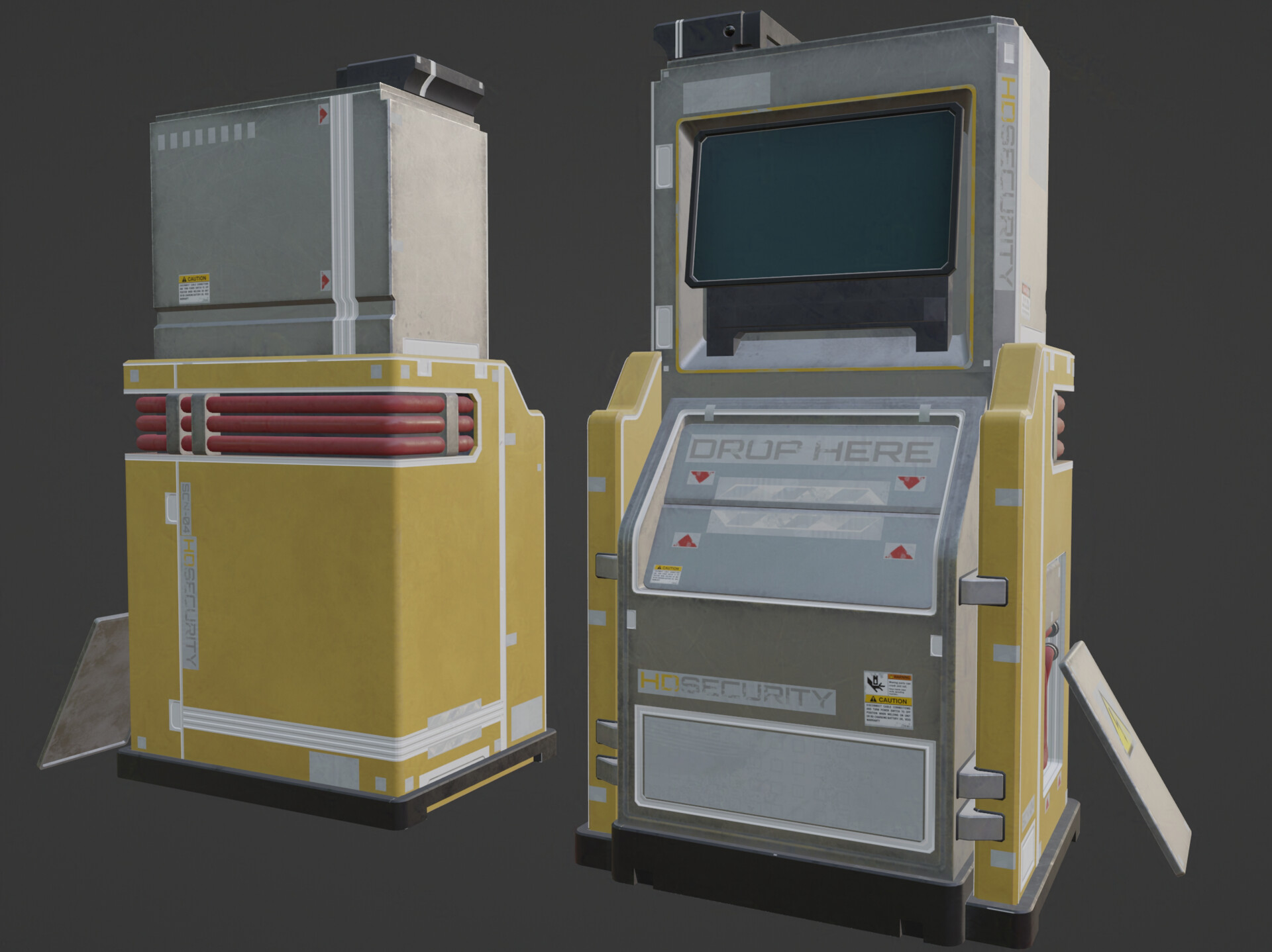 Adrian CLEVINGER - Star Citizen - Security Terminal Fanart