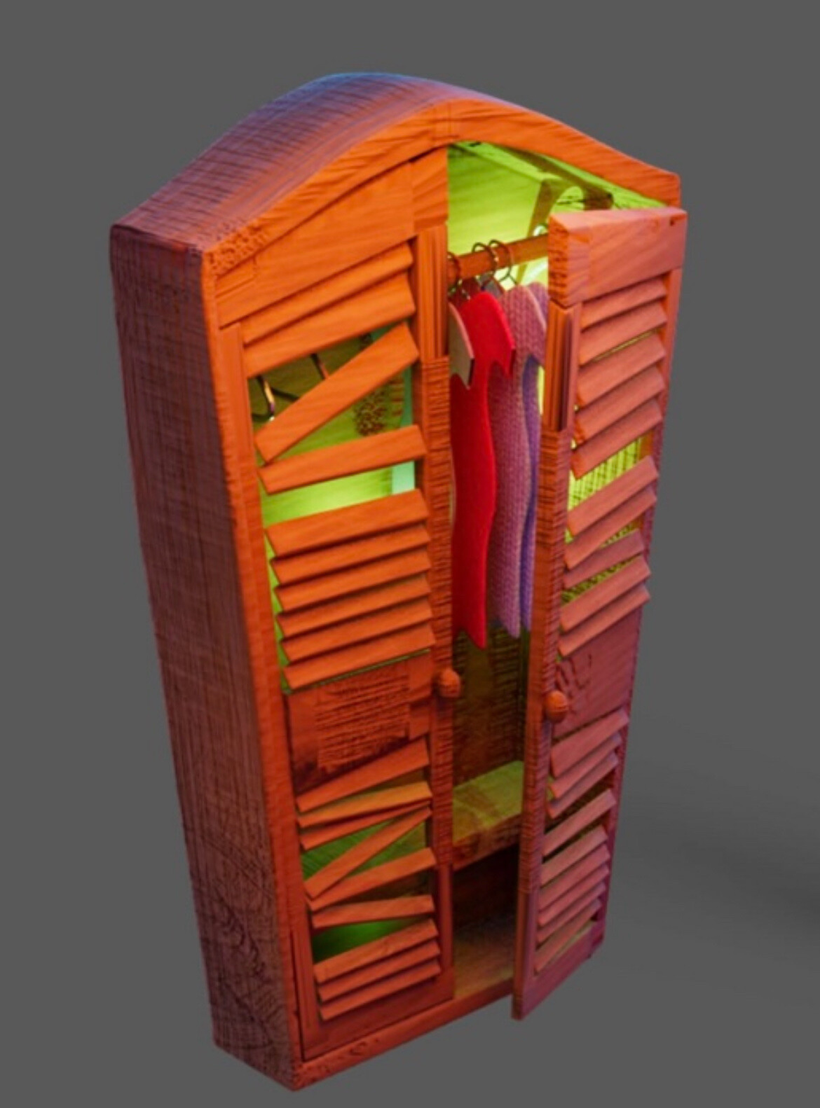 ArtStation - Spooky Closet 💚🐉