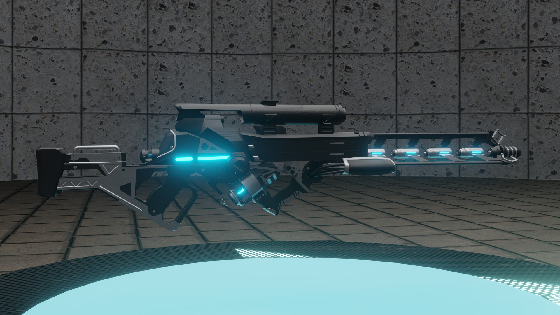 ArtStation - Sci-fi Lightning gun