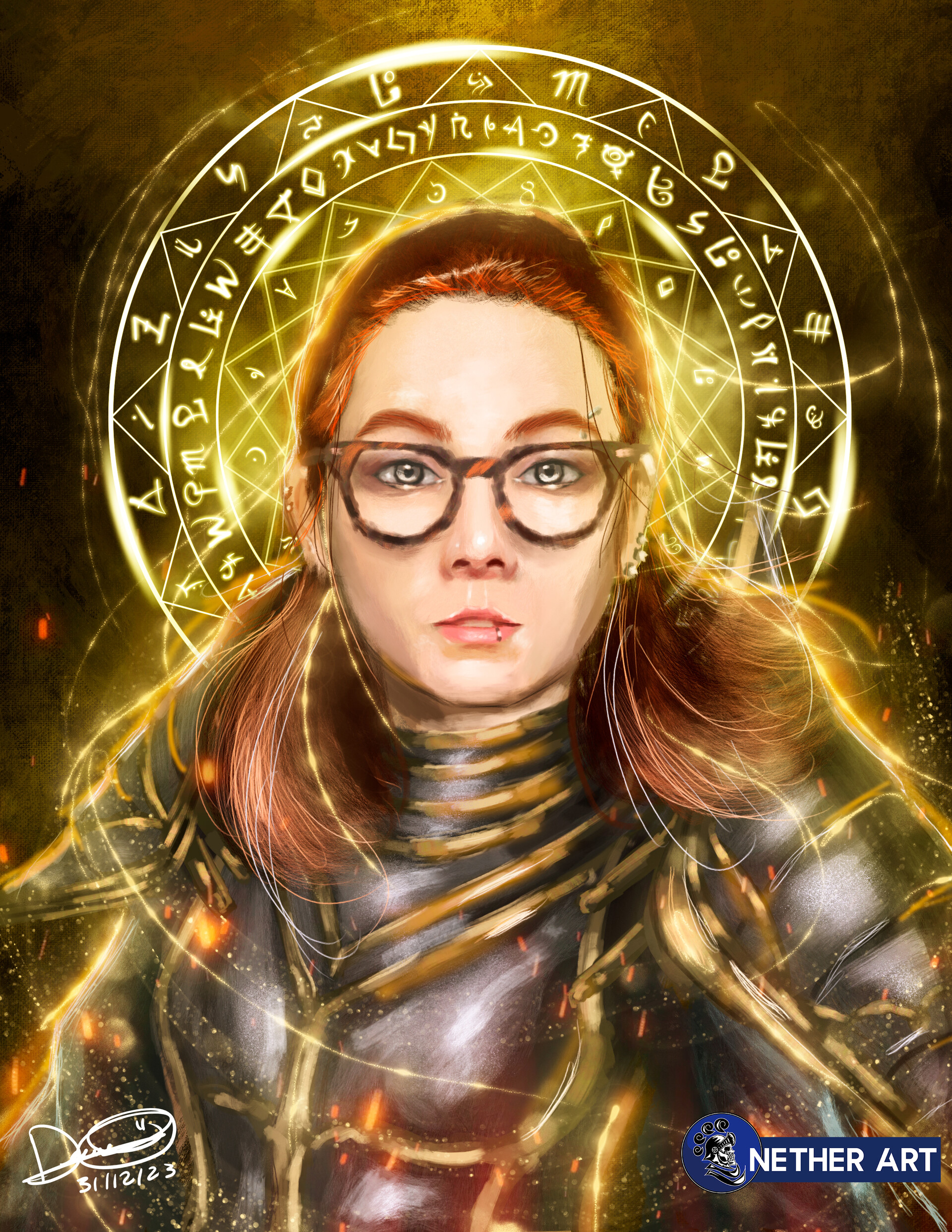 ArtStation - Ancient goddess Lexxy, sword of light