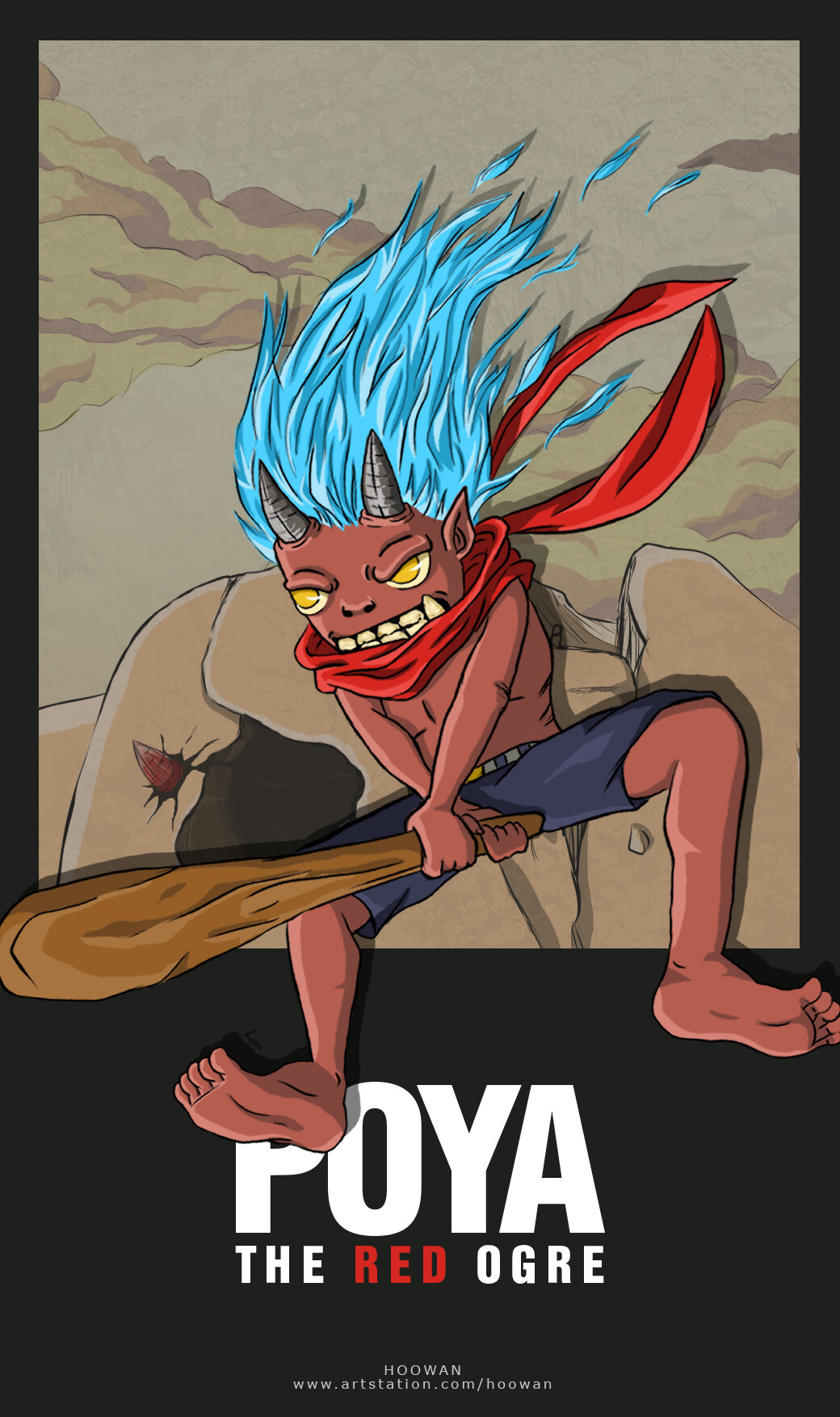 ArtStation - Poya the Red Ogre