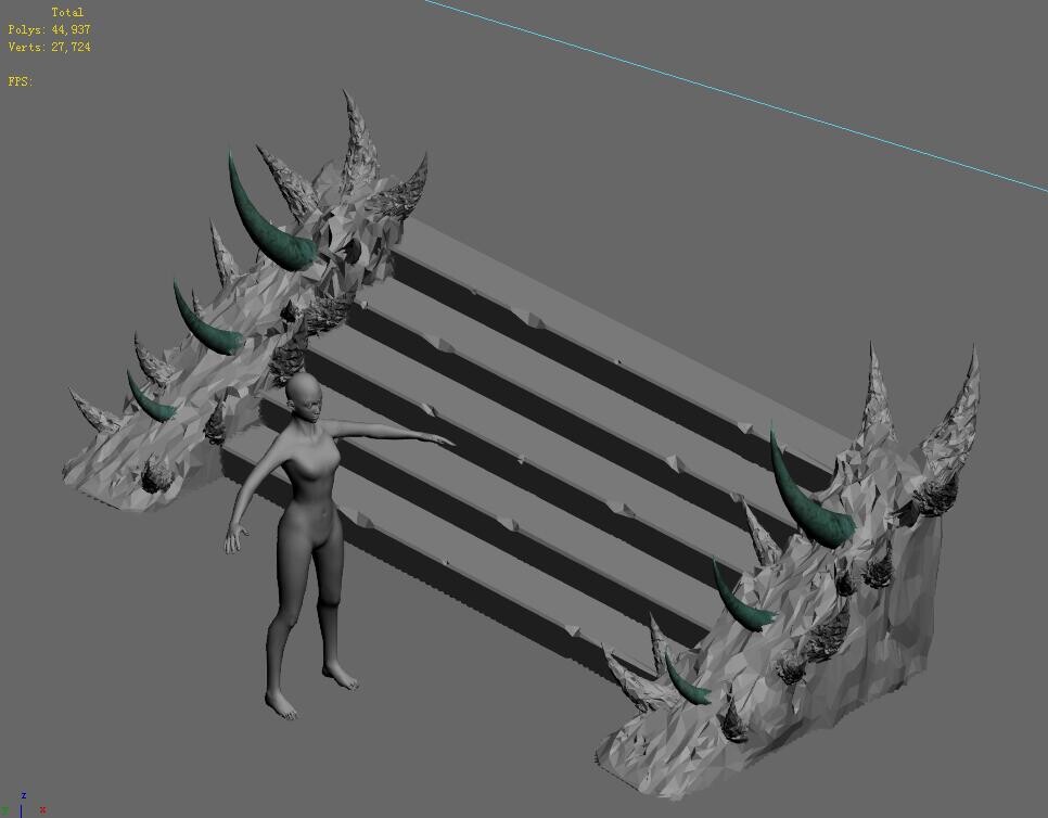 ArtStation - Magic territory - staircase steep stone