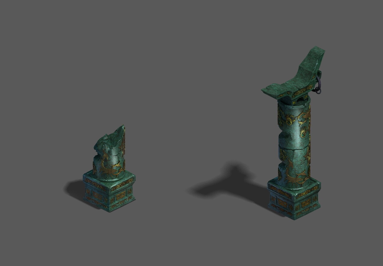 ArtStation - Magic territory - pillars
