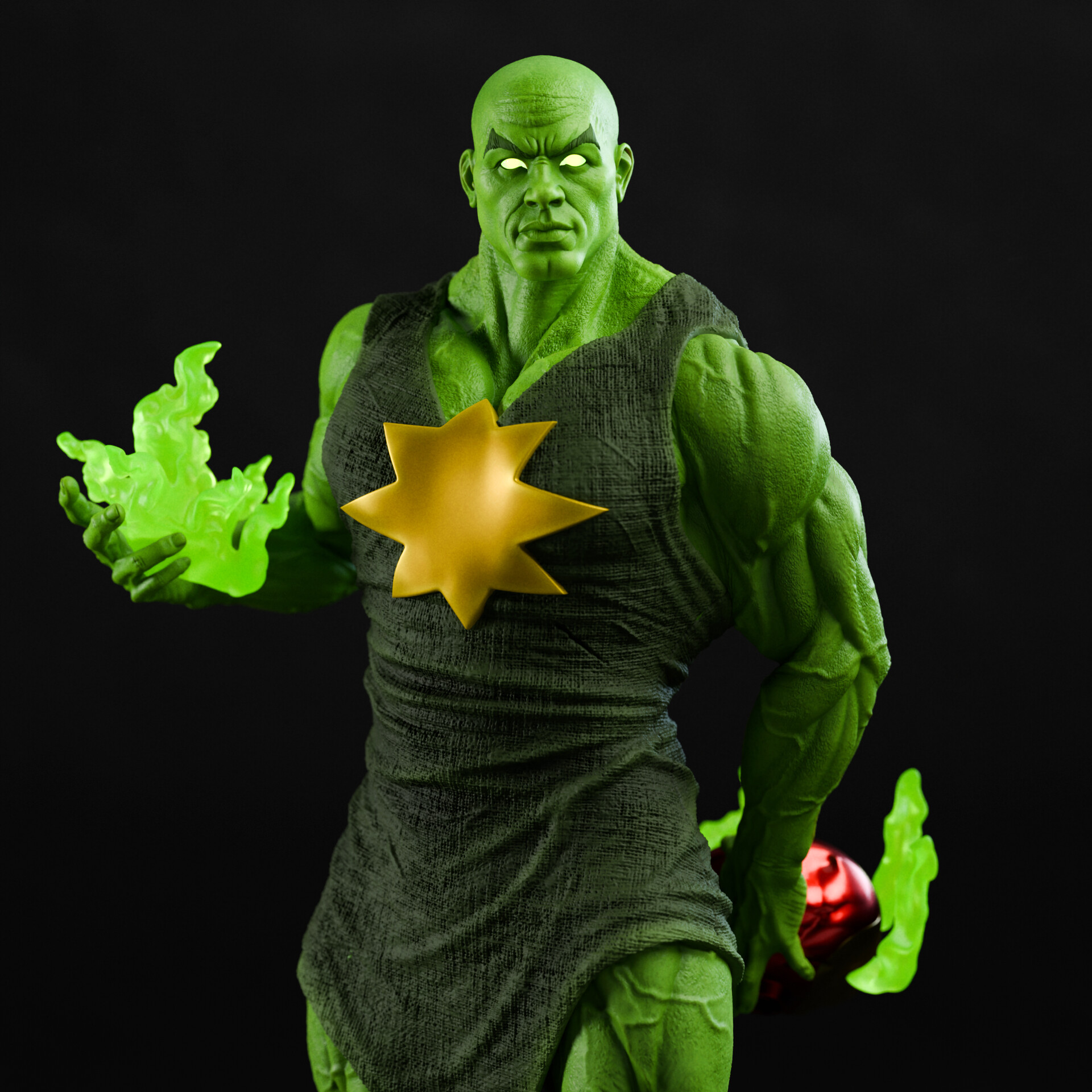 ArtStation - Marvel's "Radioactive Man" Fan-Art Statue
