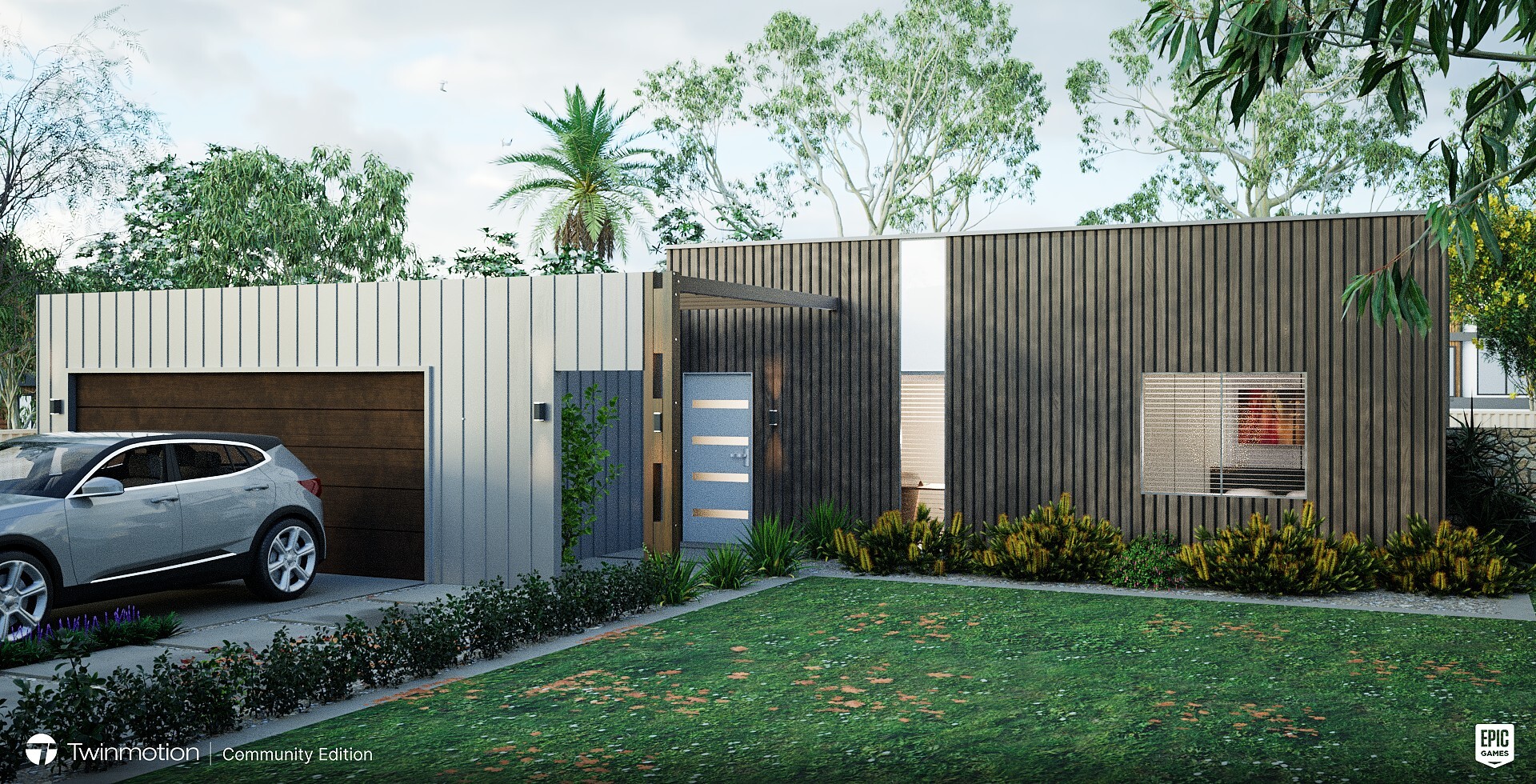 ArtStation - Modular house render