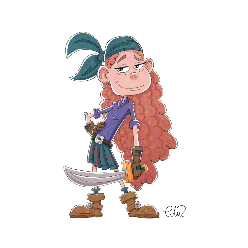 ArtStation - Character design for pirates book