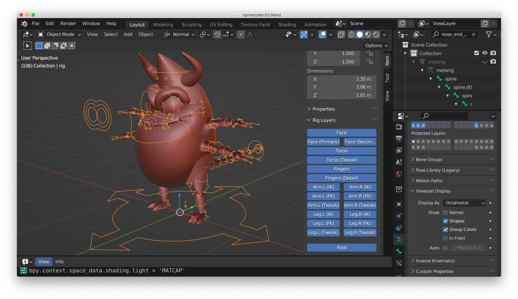 ArtStation - Monster Rig