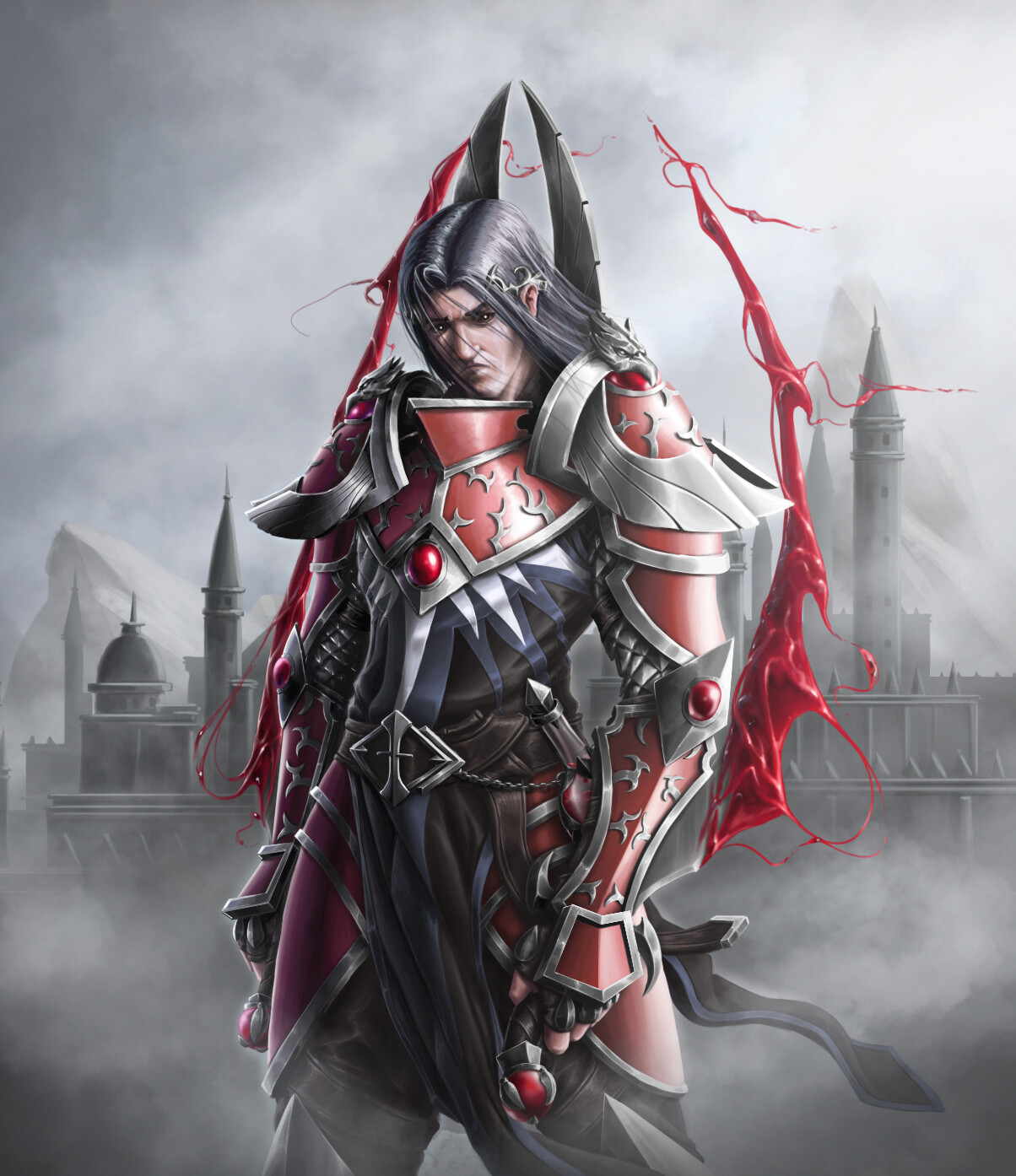 ArtStation - Crimson Swordsman