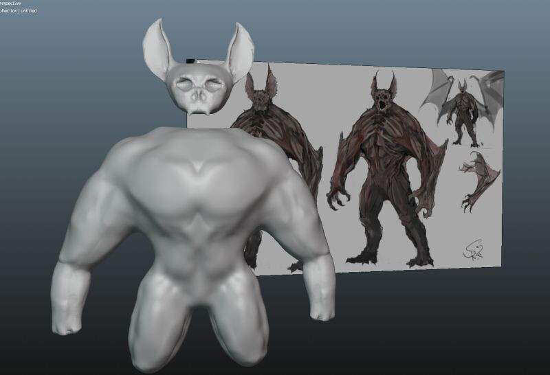 Murat Akyol - Bat Creature 3D Model