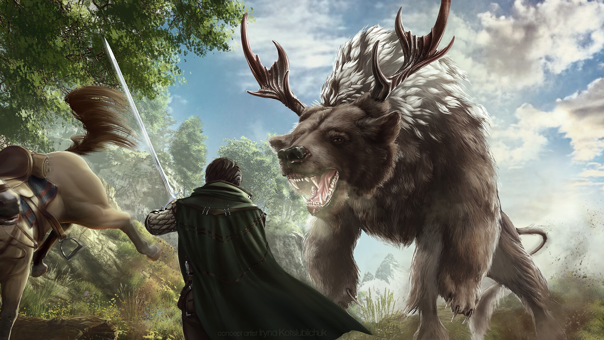 ArtStation - An unlikely encounter