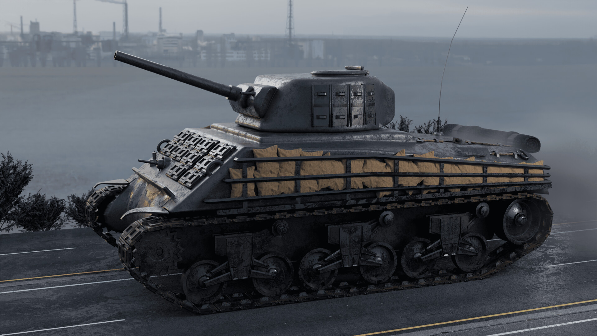 ArtStation - M4A3 Sherman