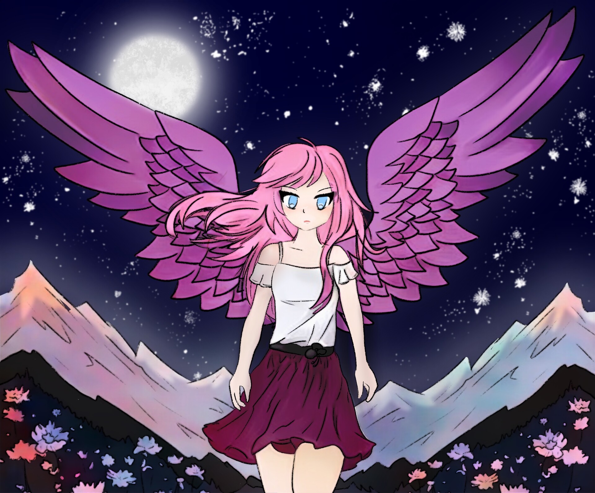 ArtStation - Luna preparing for battle