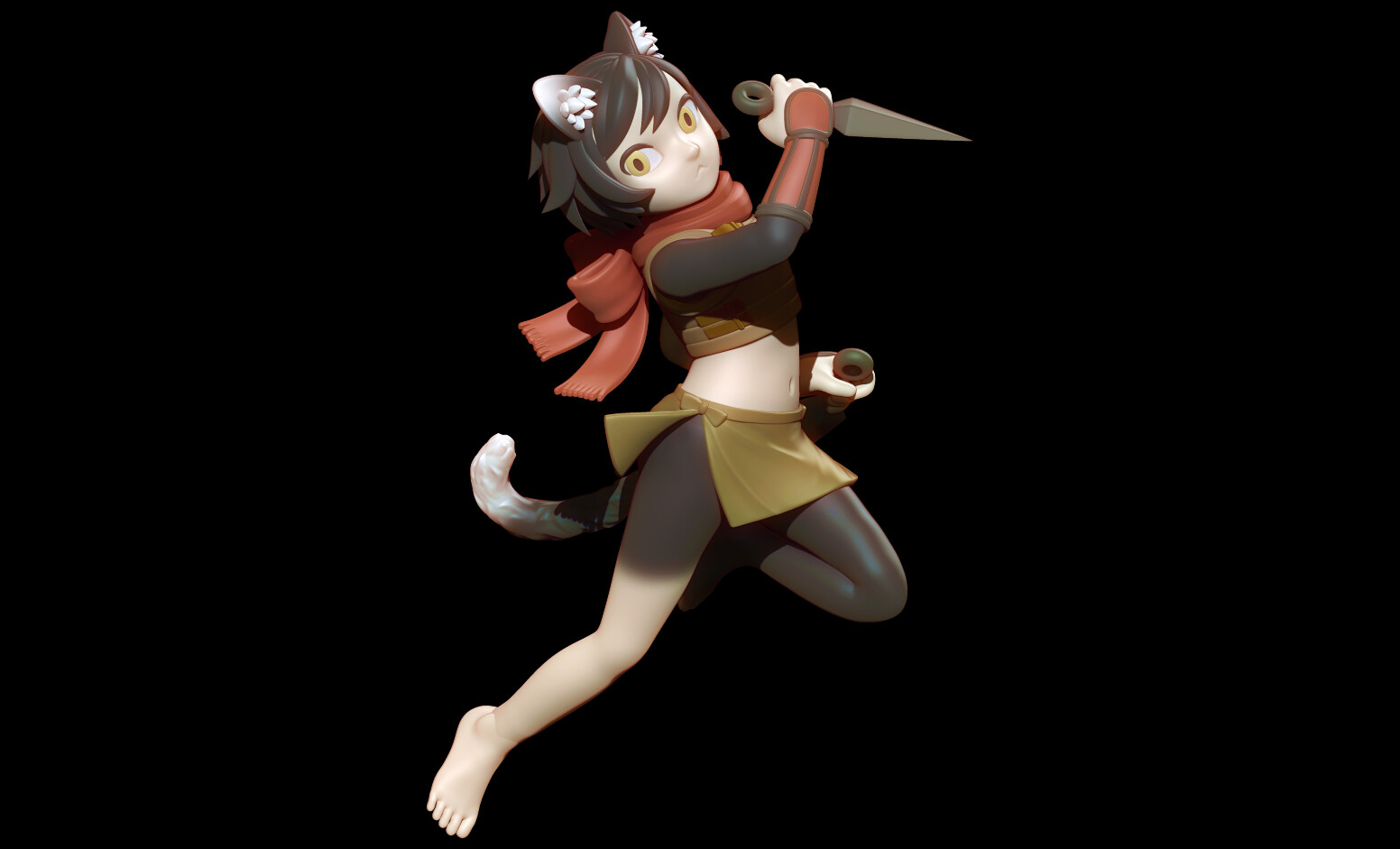 ArtStation - 3D Miniature Sculpt- Izutsumi(Delicious in Dungeon)
