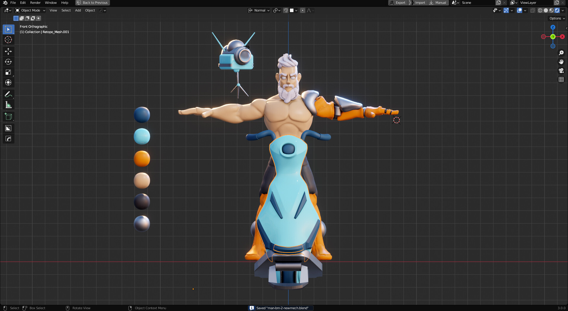 3D Store - ZBrush & Blender Character Models Download - Blockshape the ...