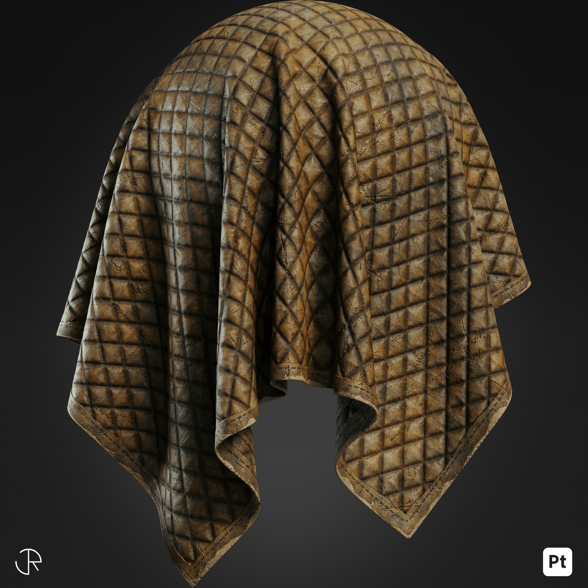 Javad Rajabzade - Stiched Leather Smart Materials | Substance Painter